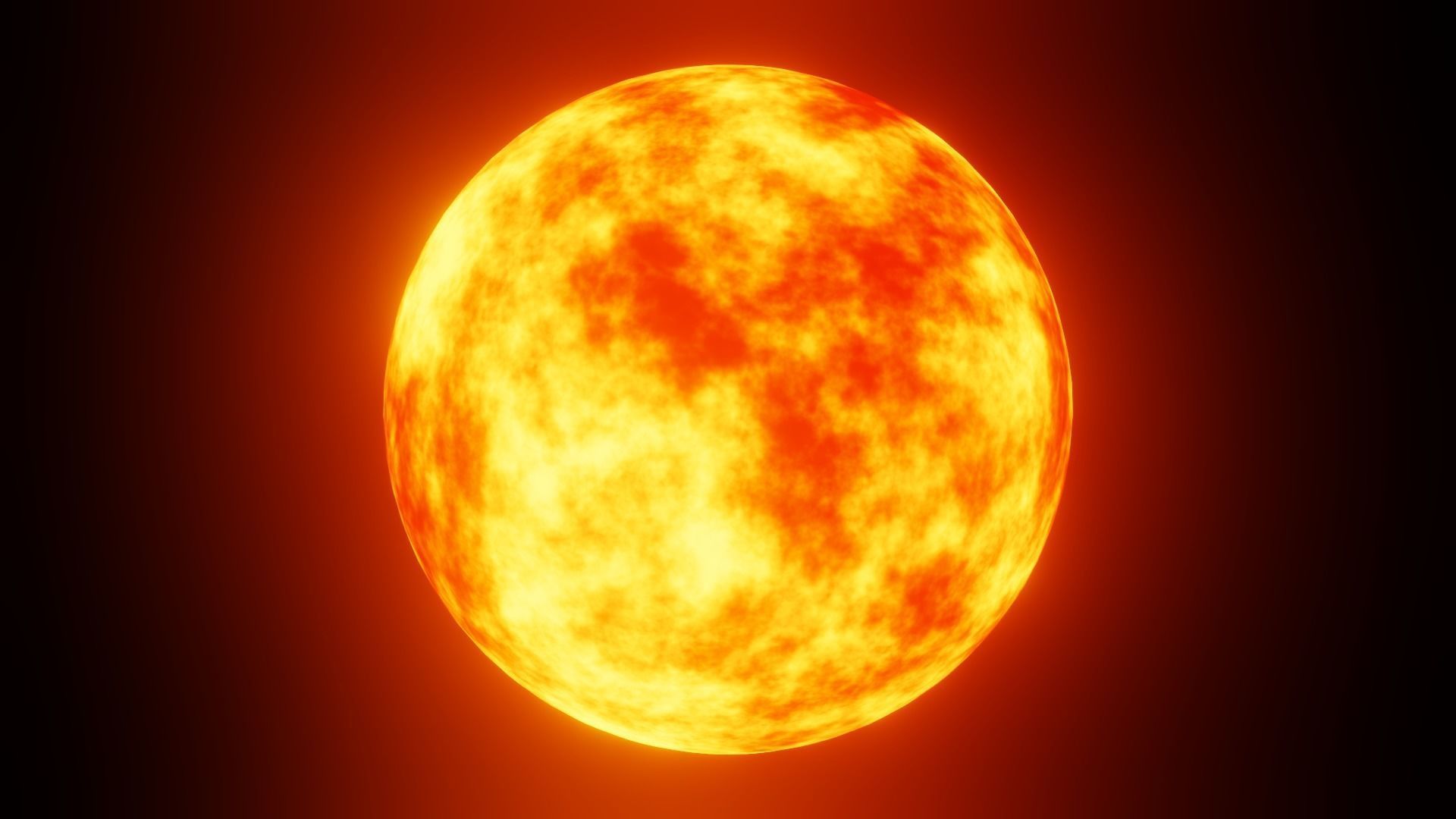 3D model Realistic Sun and stars with relative scale VR / AR / low-poly ...