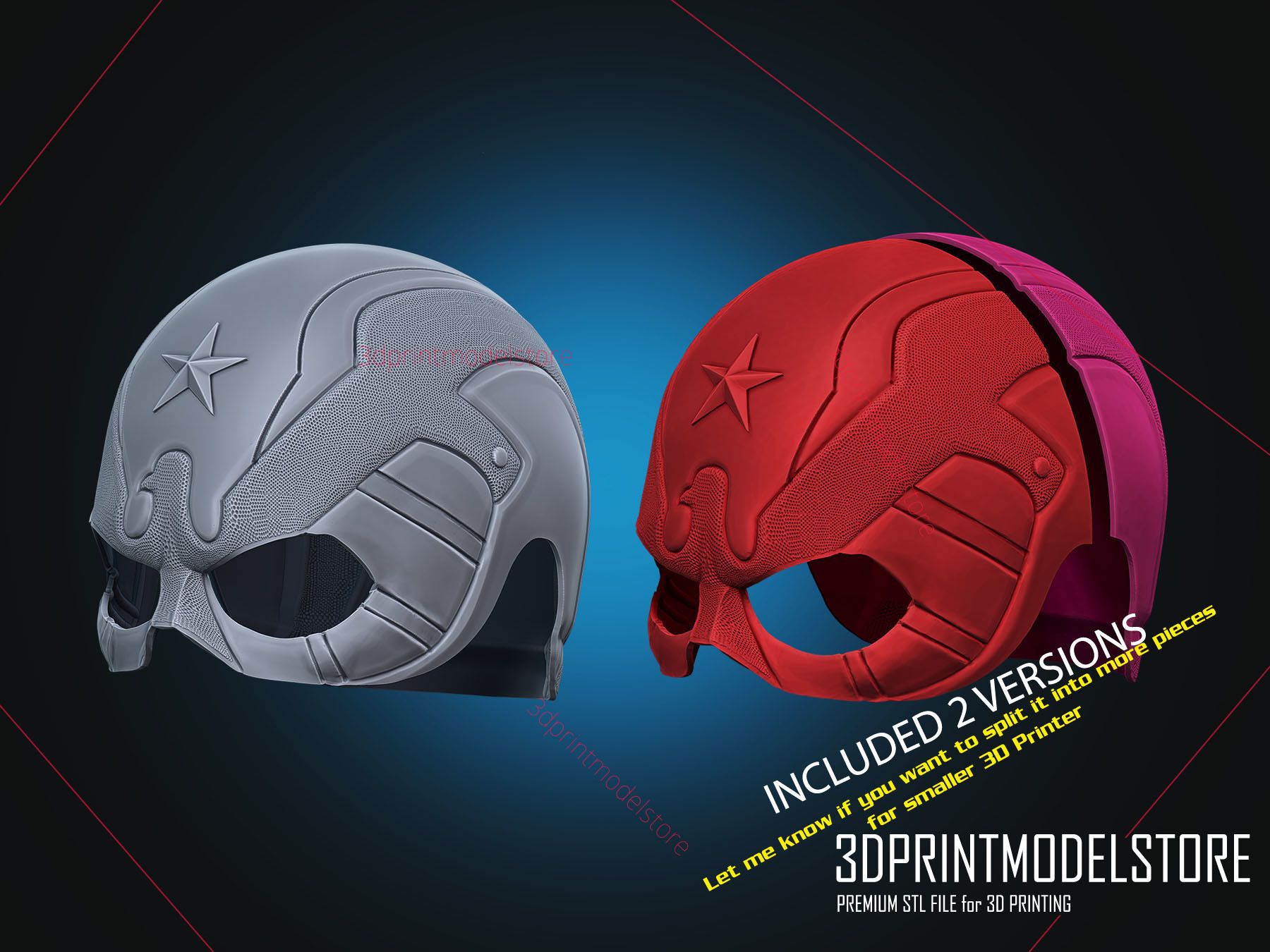 Soldier Boy Helmet - The Boys Cosplay 3D model 3D printable | CGTrader