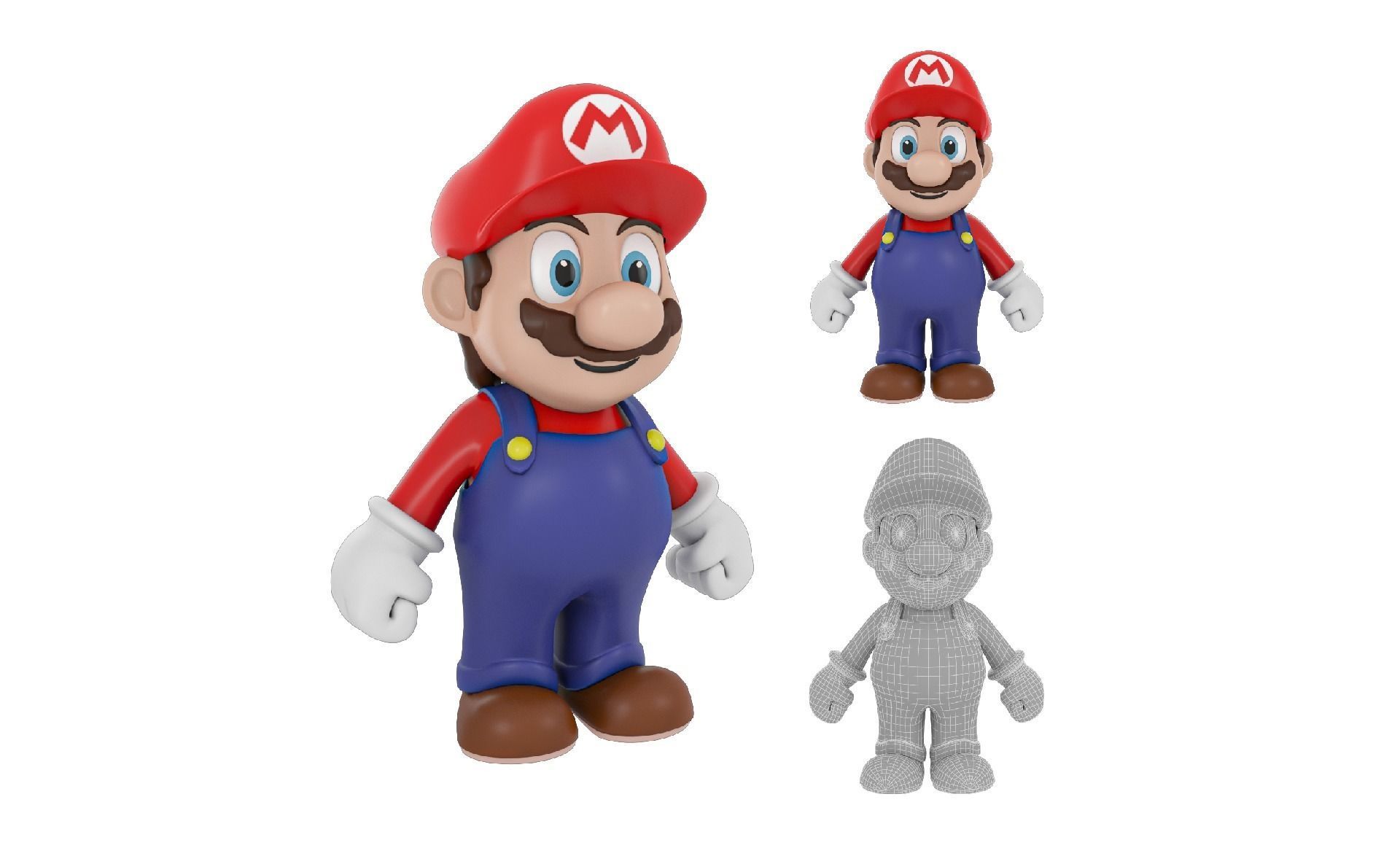 Super Mario Figure 3D model | CGTrader