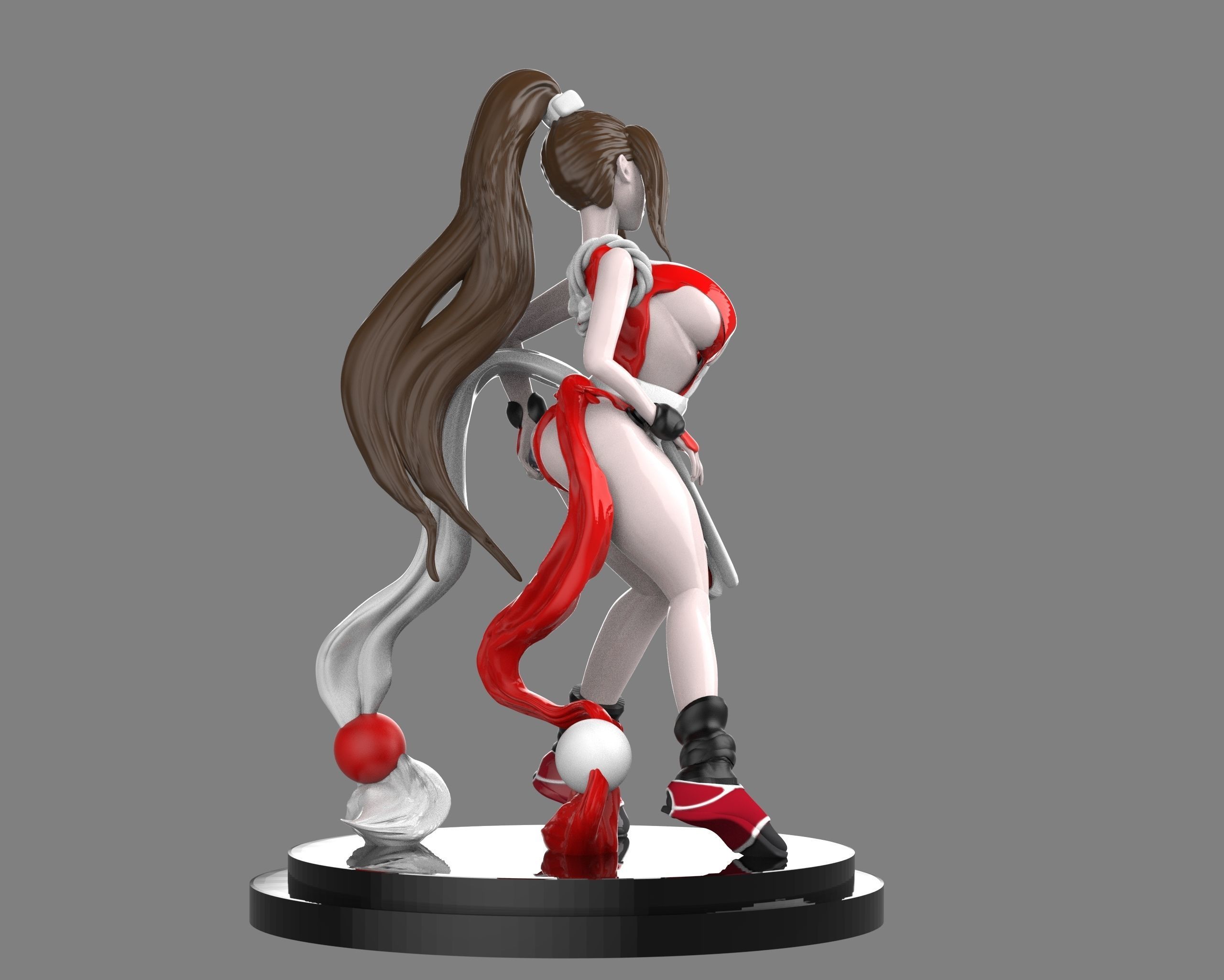 KOF Mai Shiranui 3D model 3D printable | CGTrader