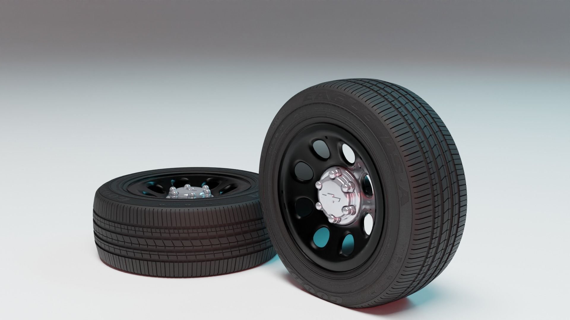 Chevrolet Tahoe Police Wheels 3D model | CGTrader