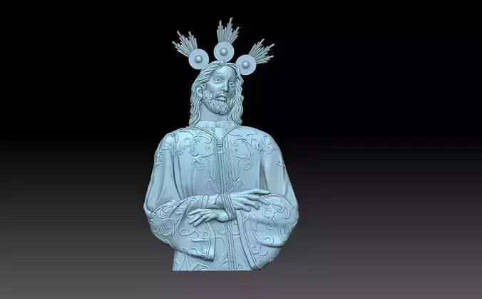 Jesus Christ 3D model 3D printable | CGTrader