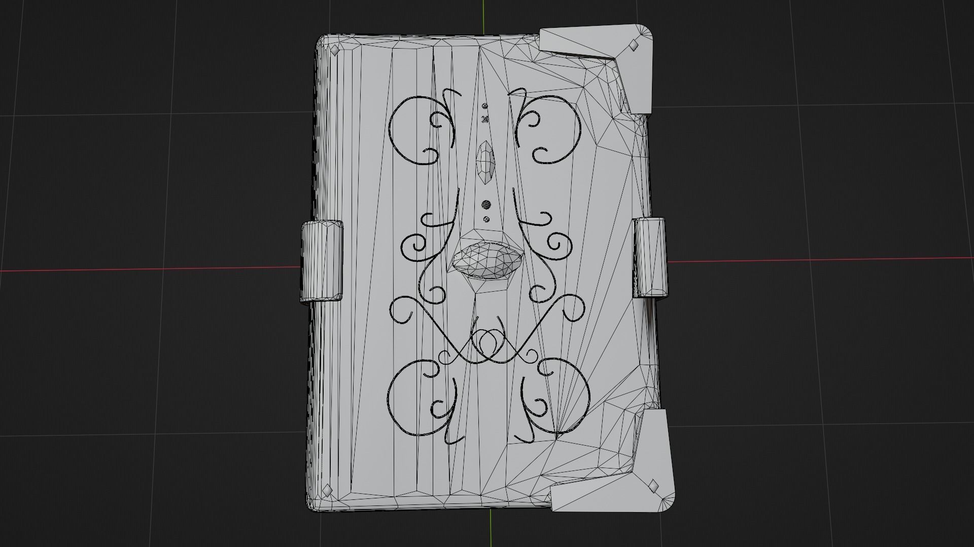 Fantasy magic book free 3D model | CGTrader