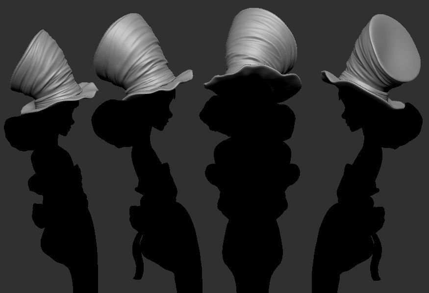 Hatters Hat - Toy model to print Part 01 3D model 3D printable | CGTrader
