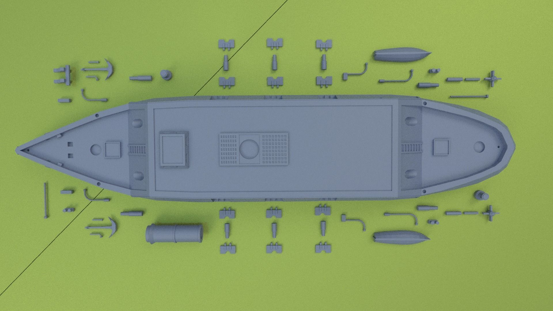 CSS Arkansas 3D model 3D printable | CGTrader