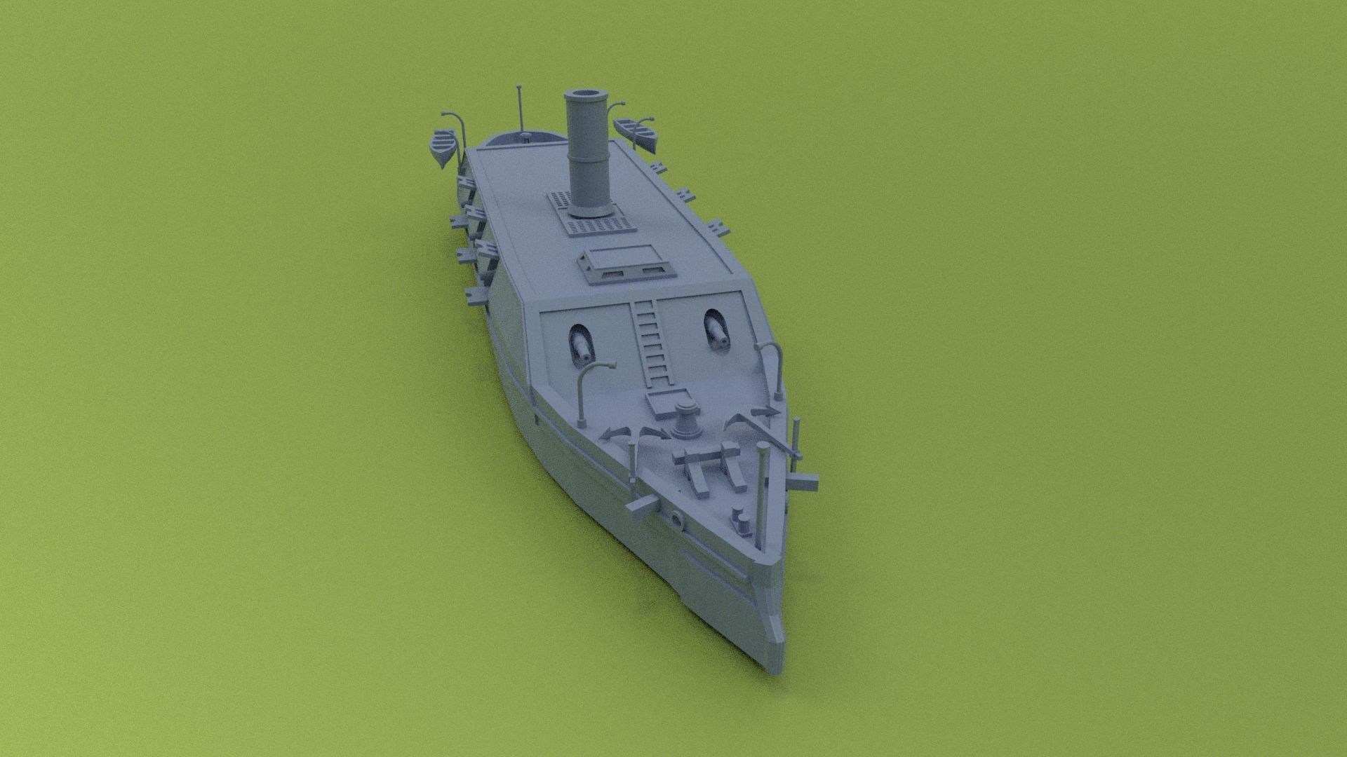 CSS Arkansas 3D model 3D printable | CGTrader