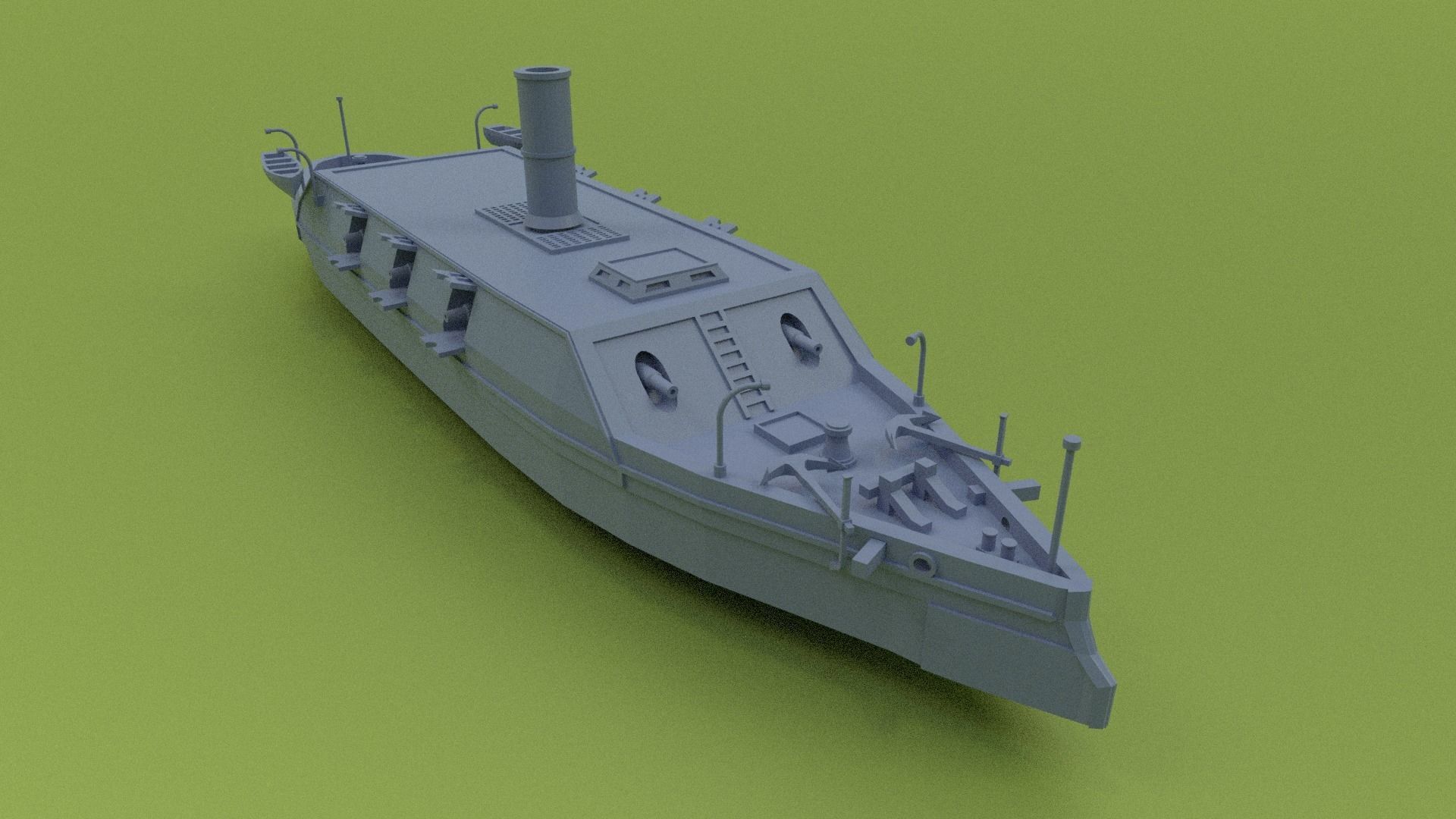 CSS Arkansas 3D model 3D printable | CGTrader
