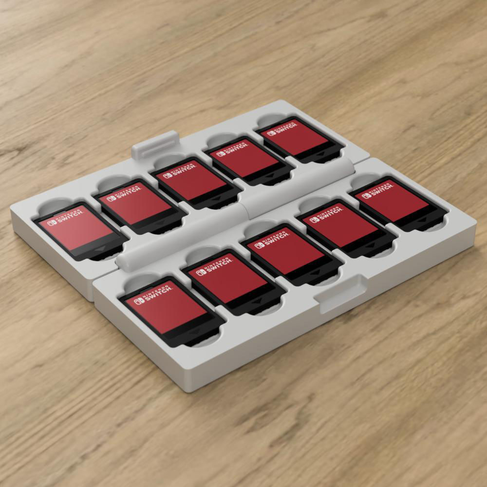 Nintendo Switch cartridge holder 3D model 3D printable | CGTrader