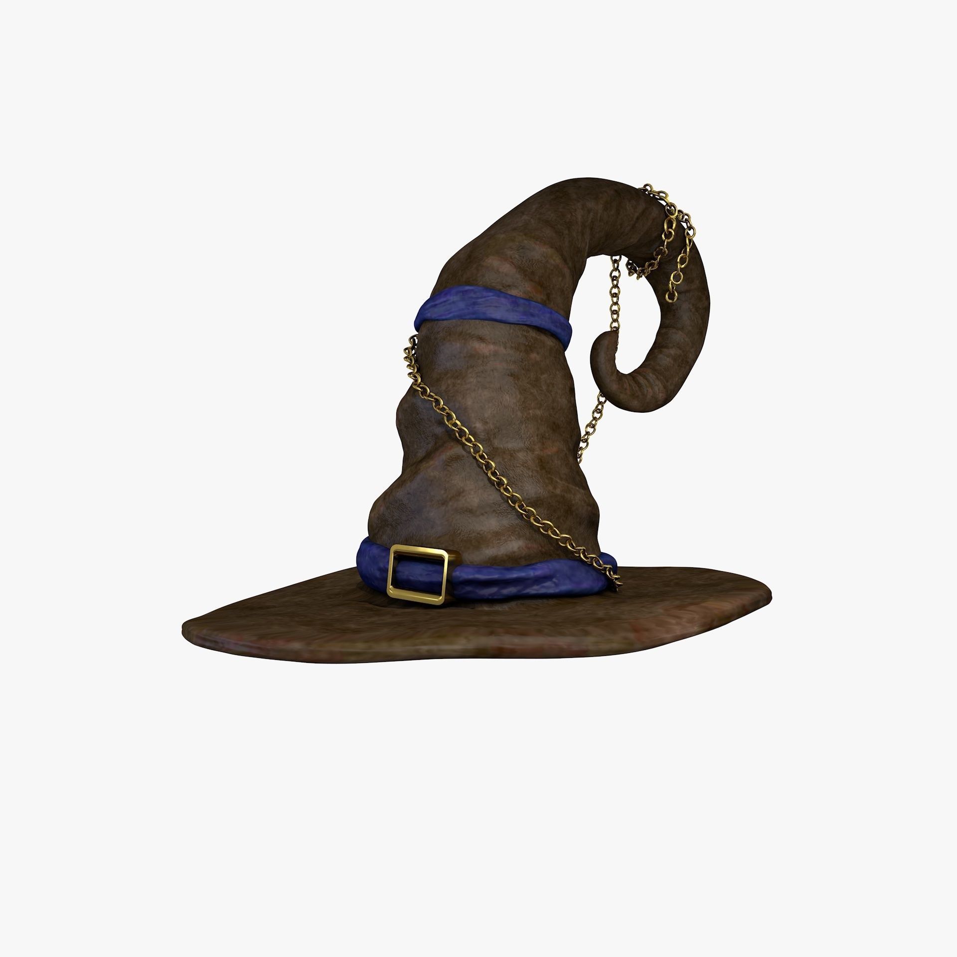 3D model Wizard Hat Fantasy Witch Game Ready VR / AR / low-poly | CGTrader