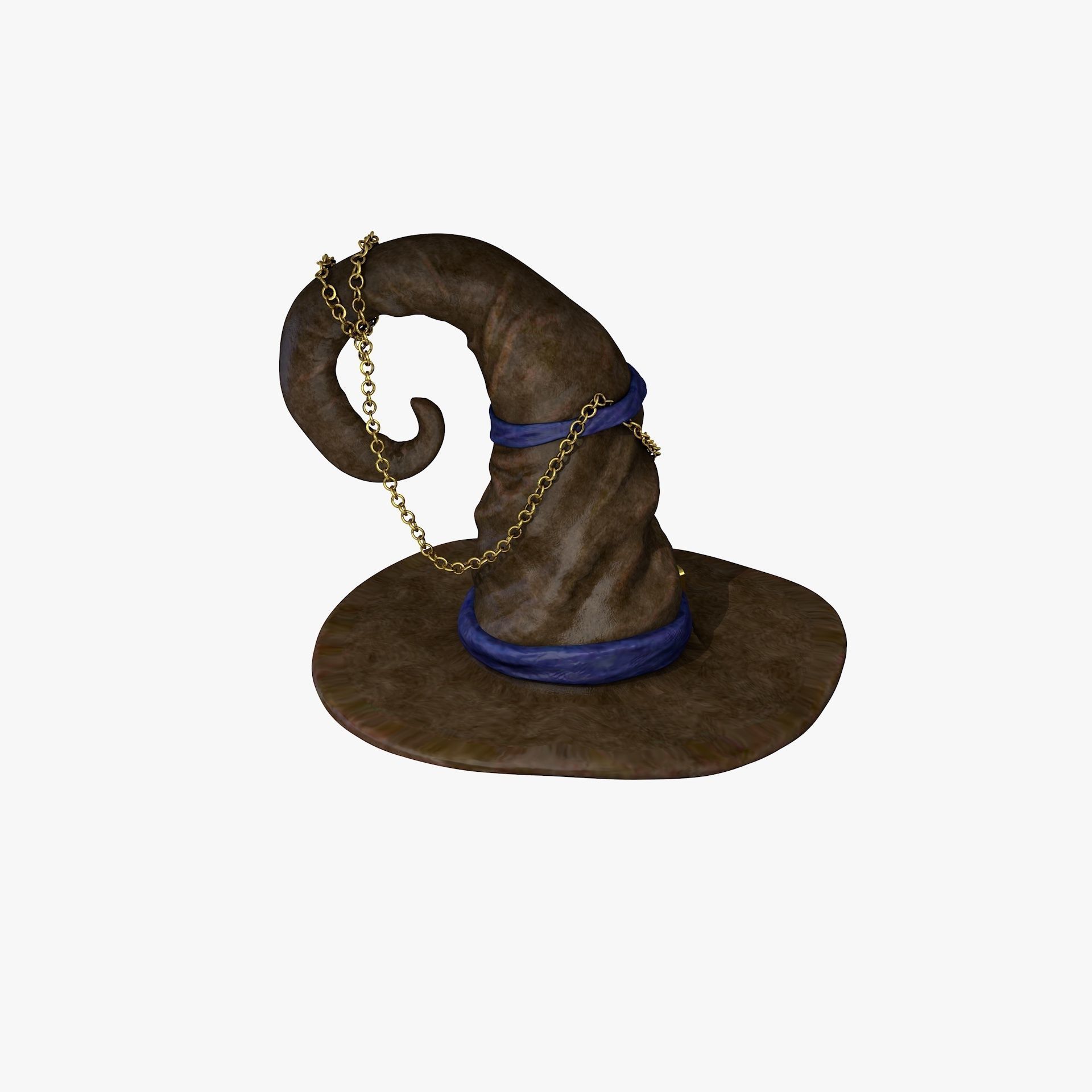 3D model Wizard Hat Fantasy Witch Game Ready VR / AR / low-poly | CGTrader