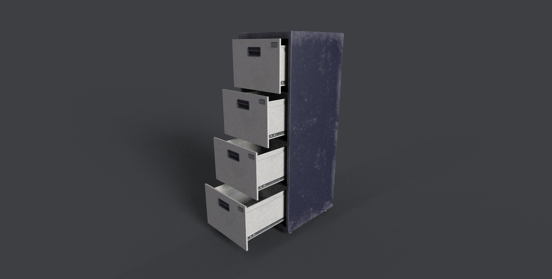 3D model Filing Cabinet VR / AR / low-poly | CGTrader