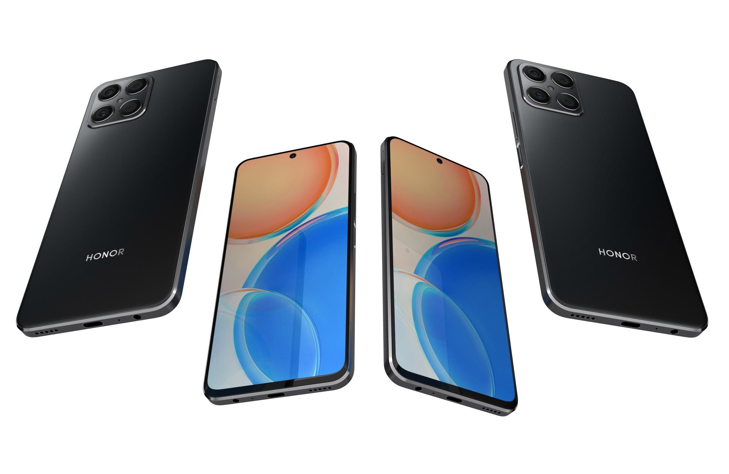 Honor X8 All Colors 3D model | CGTrader