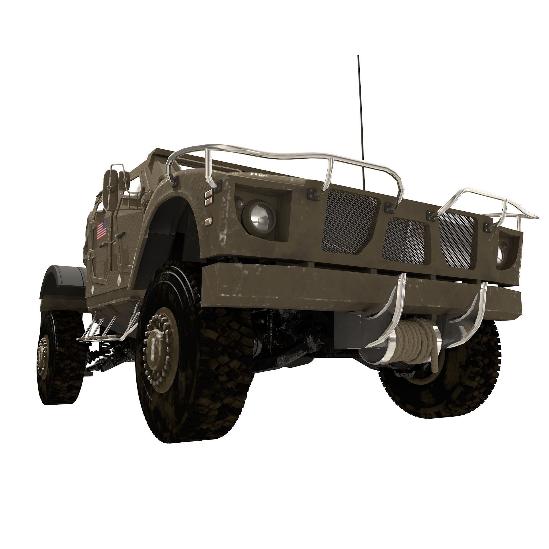 Oshkosh M-ATV Us Army Tactical Vehicle 3D model | CGTrader