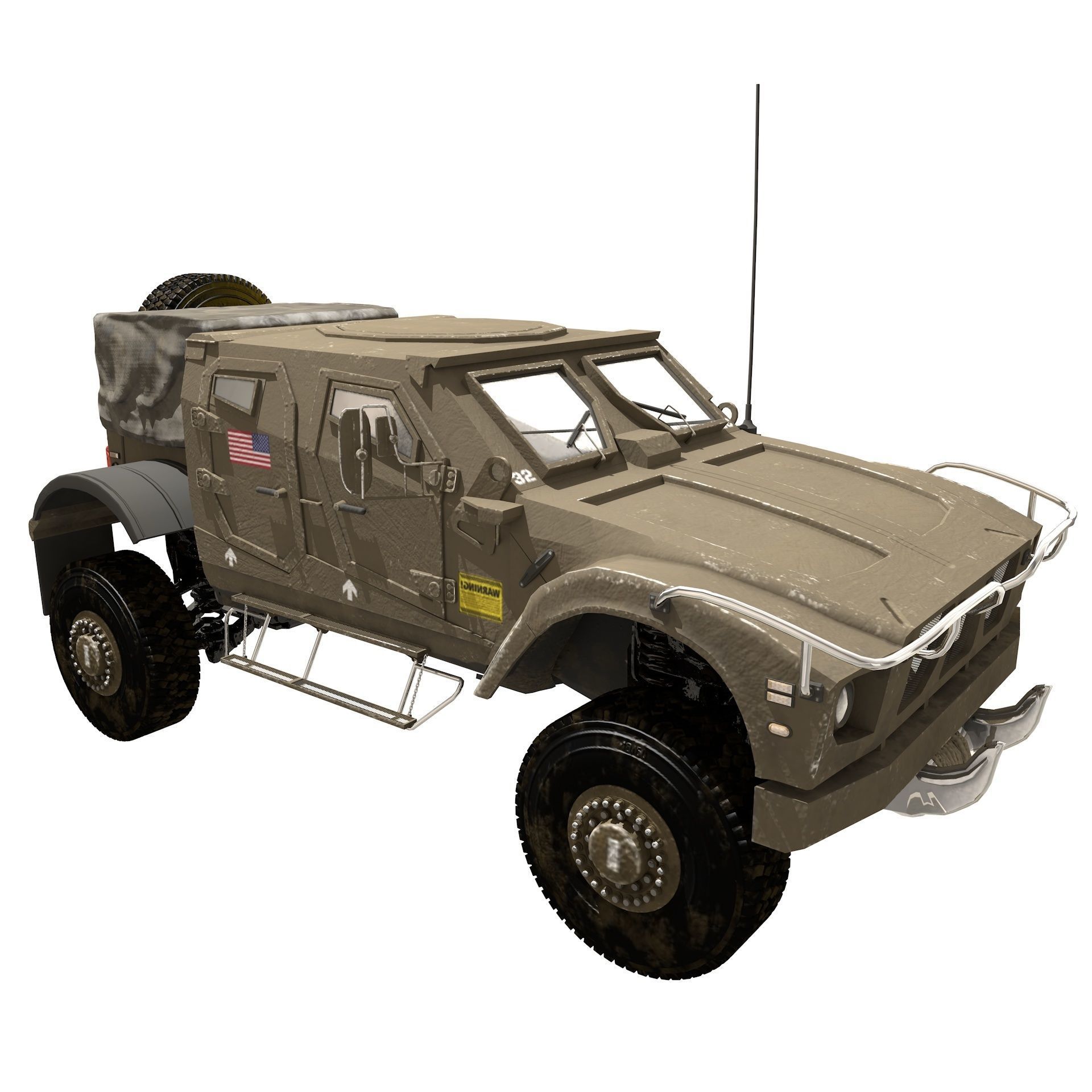 Oshkosh M-ATV Us Army Tactical Vehicle 3D model | CGTrader