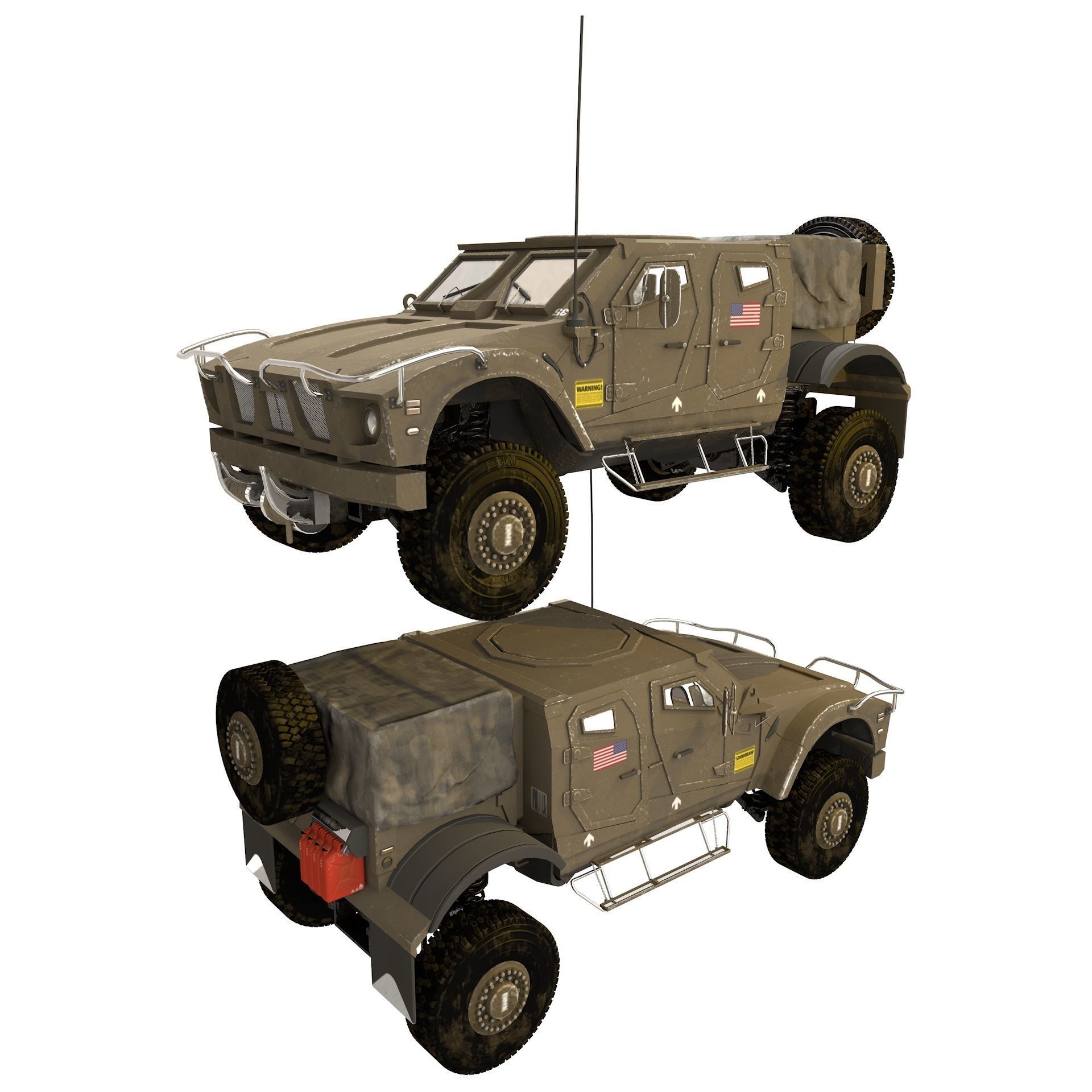 Oshkosh M-ATV Us Army Tactical Vehicle 3D model | CGTrader