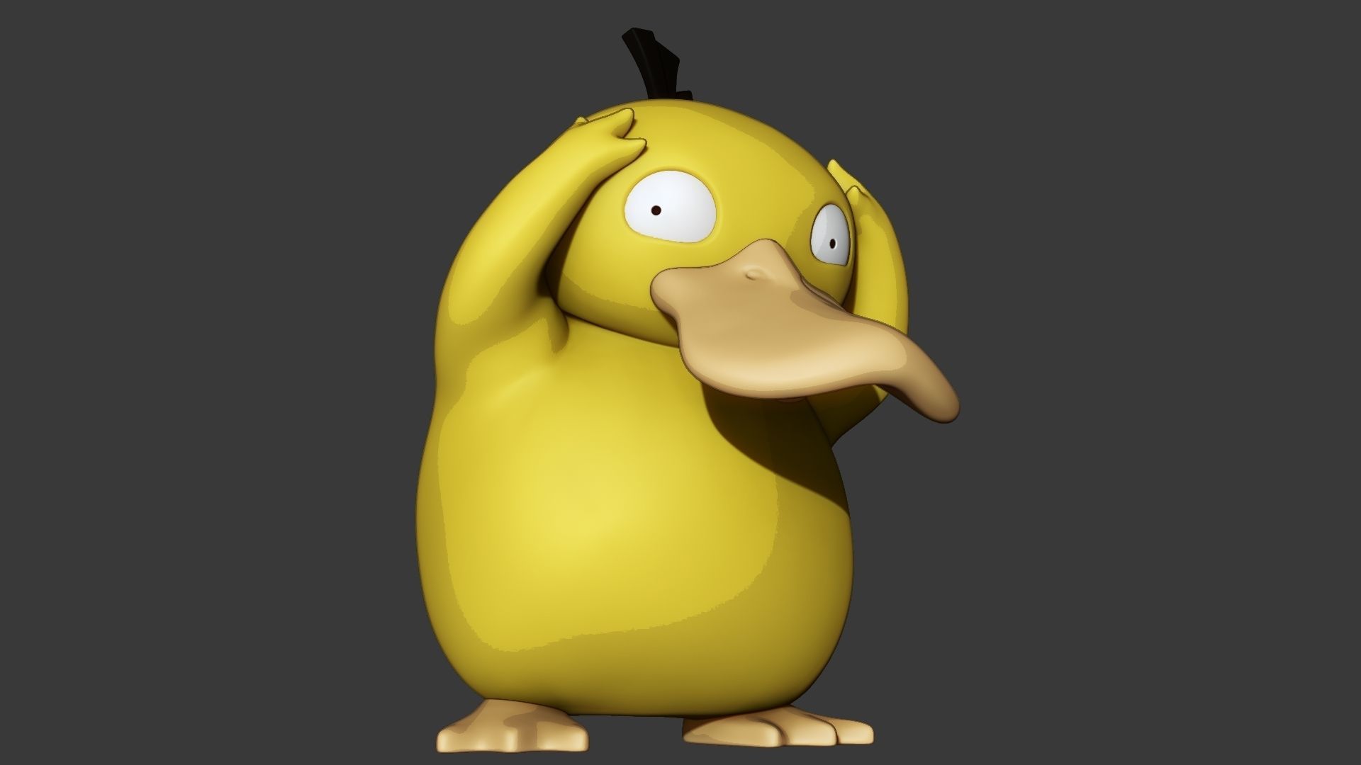 Psyduck 3D printing 3D model 3D printable | CGTrader