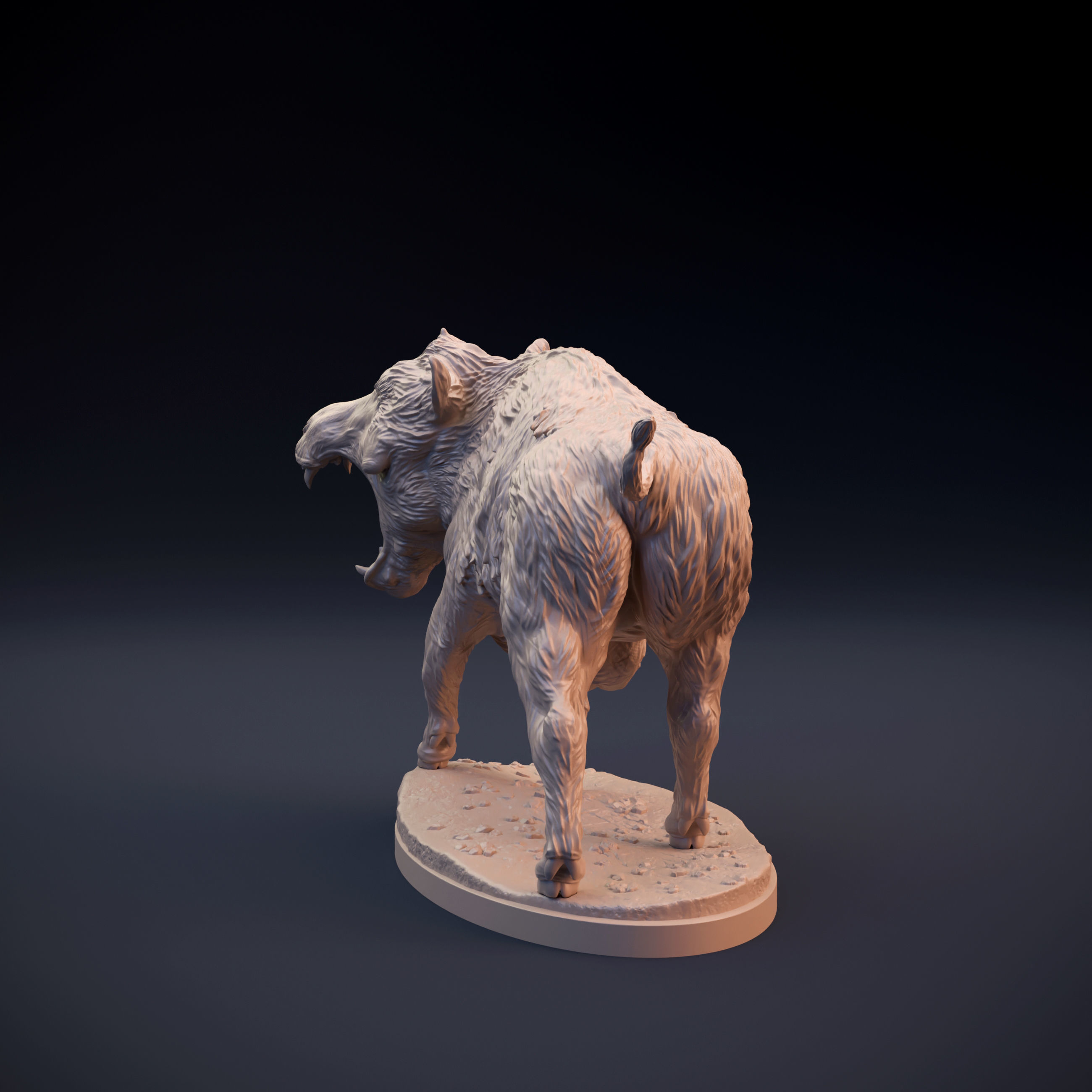 Daeodon - hell pig 3D model 3D printable | CGTrader