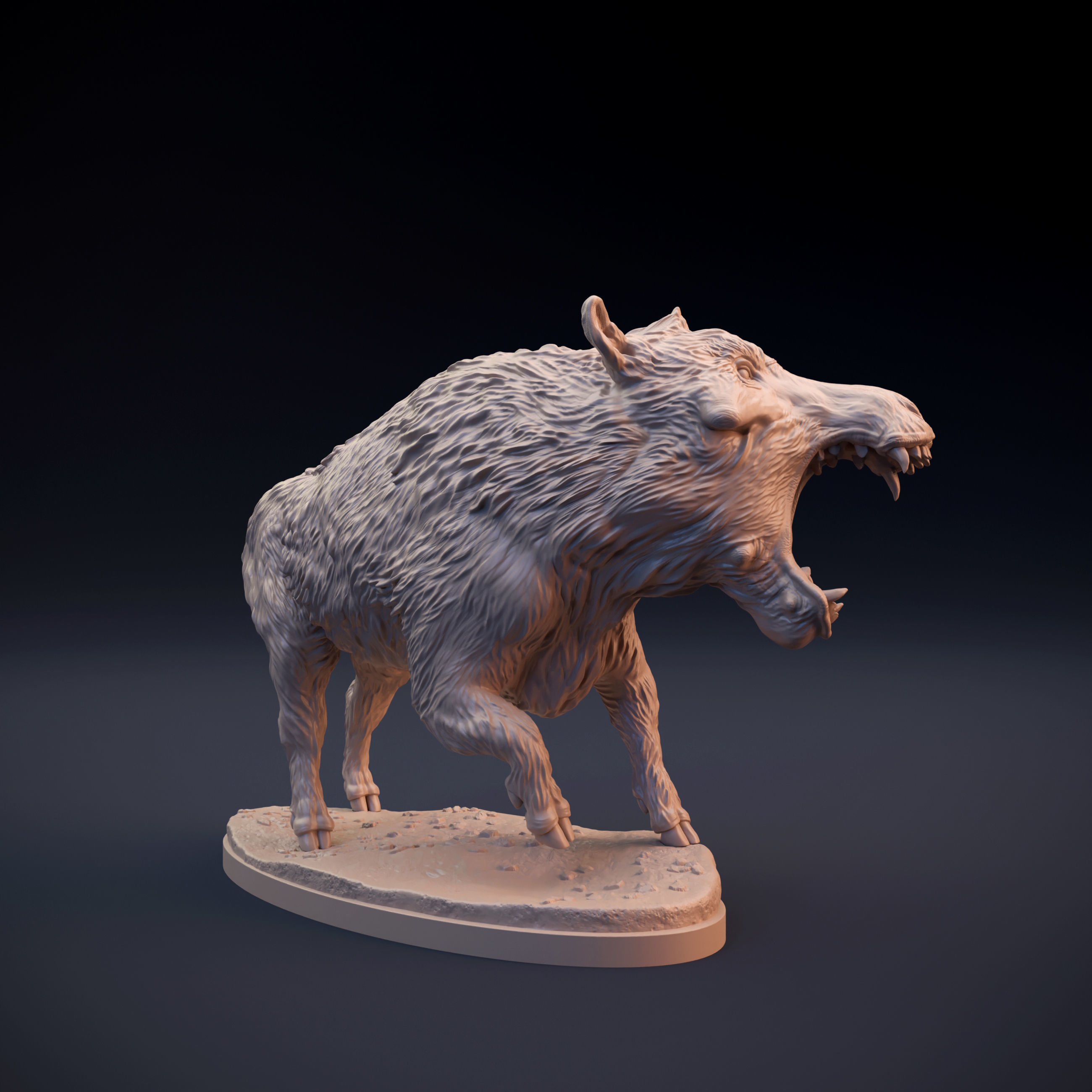 Daeodon - hell pig 3D model 3D printable | CGTrader
