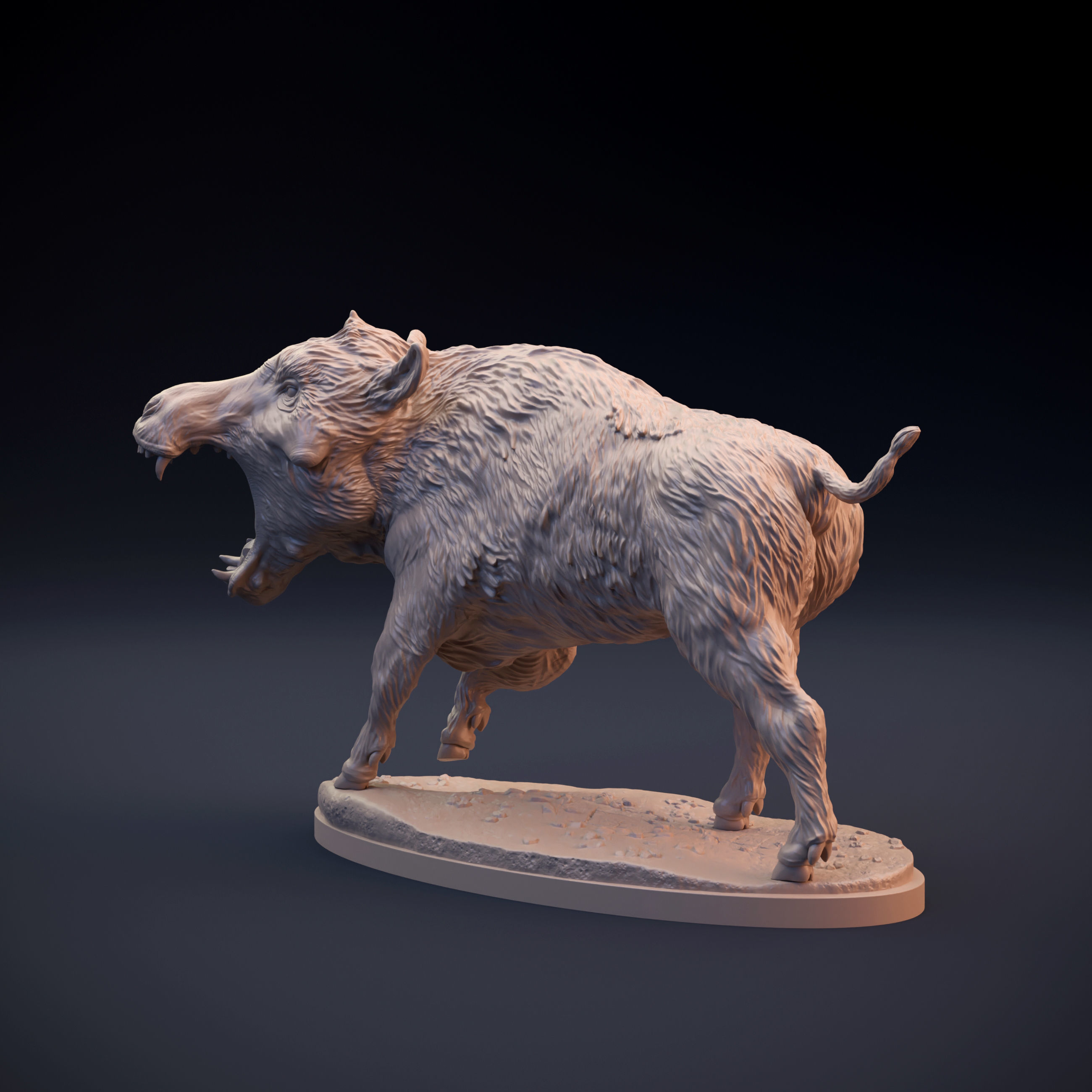 Daeodon - hell pig 3D model 3D printable | CGTrader