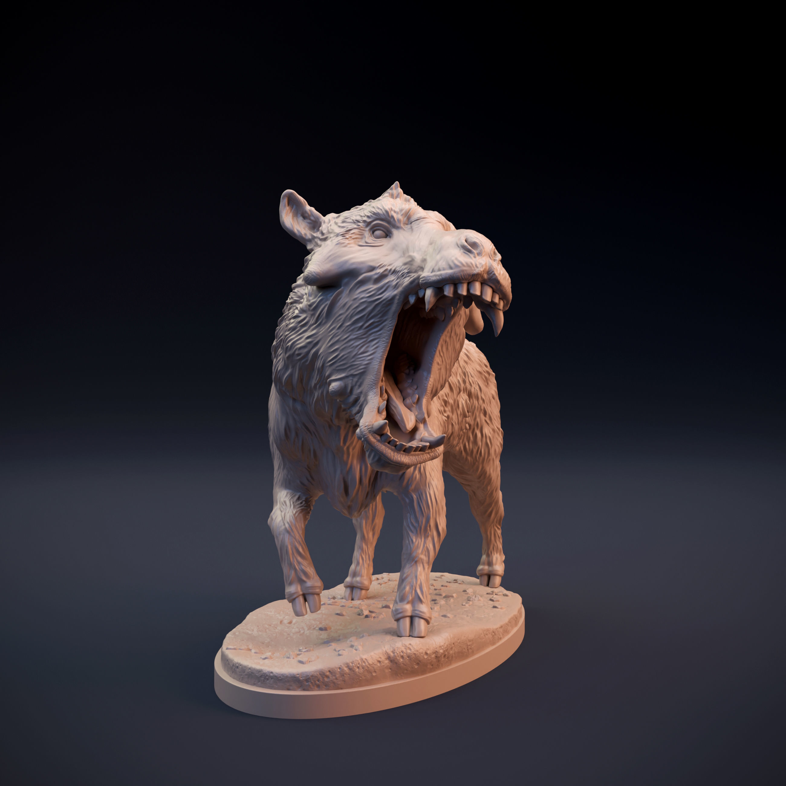 Daeodon - hell pig 3D model 3D printable | CGTrader