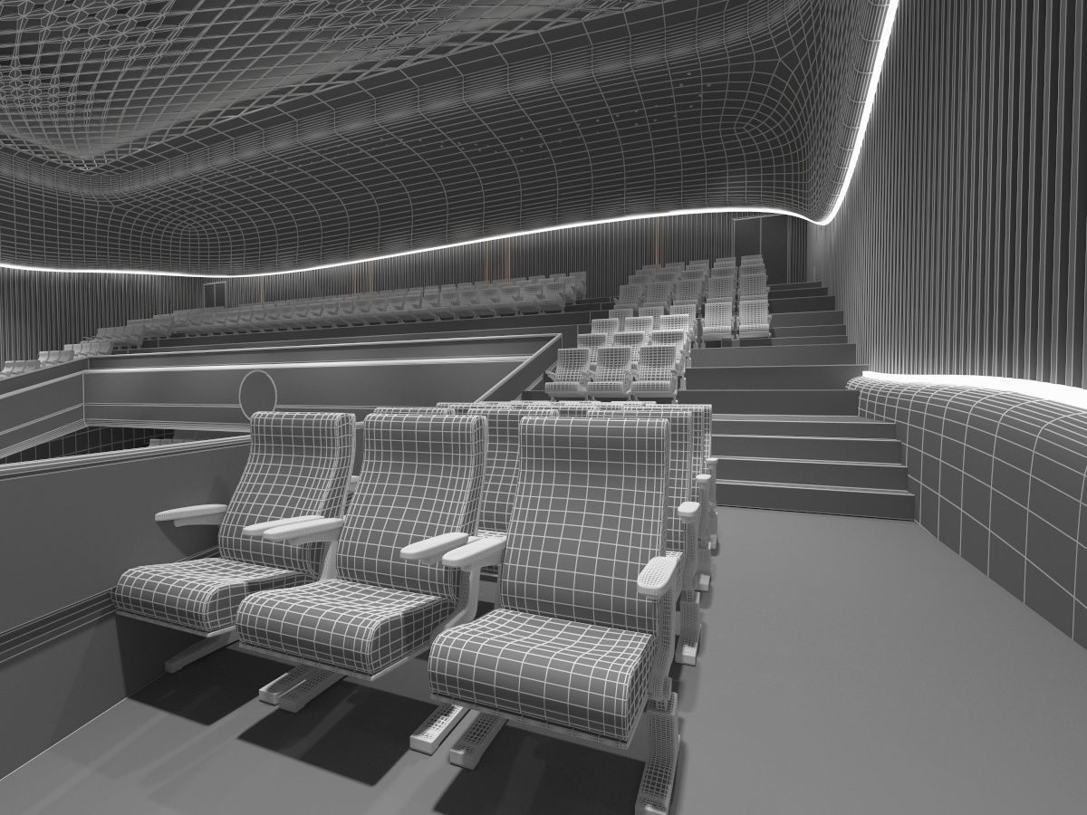 Lecture Hall 3D model | CGTrader