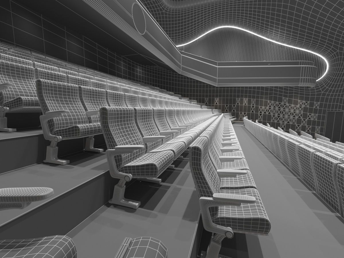 Lecture Hall 3D model | CGTrader