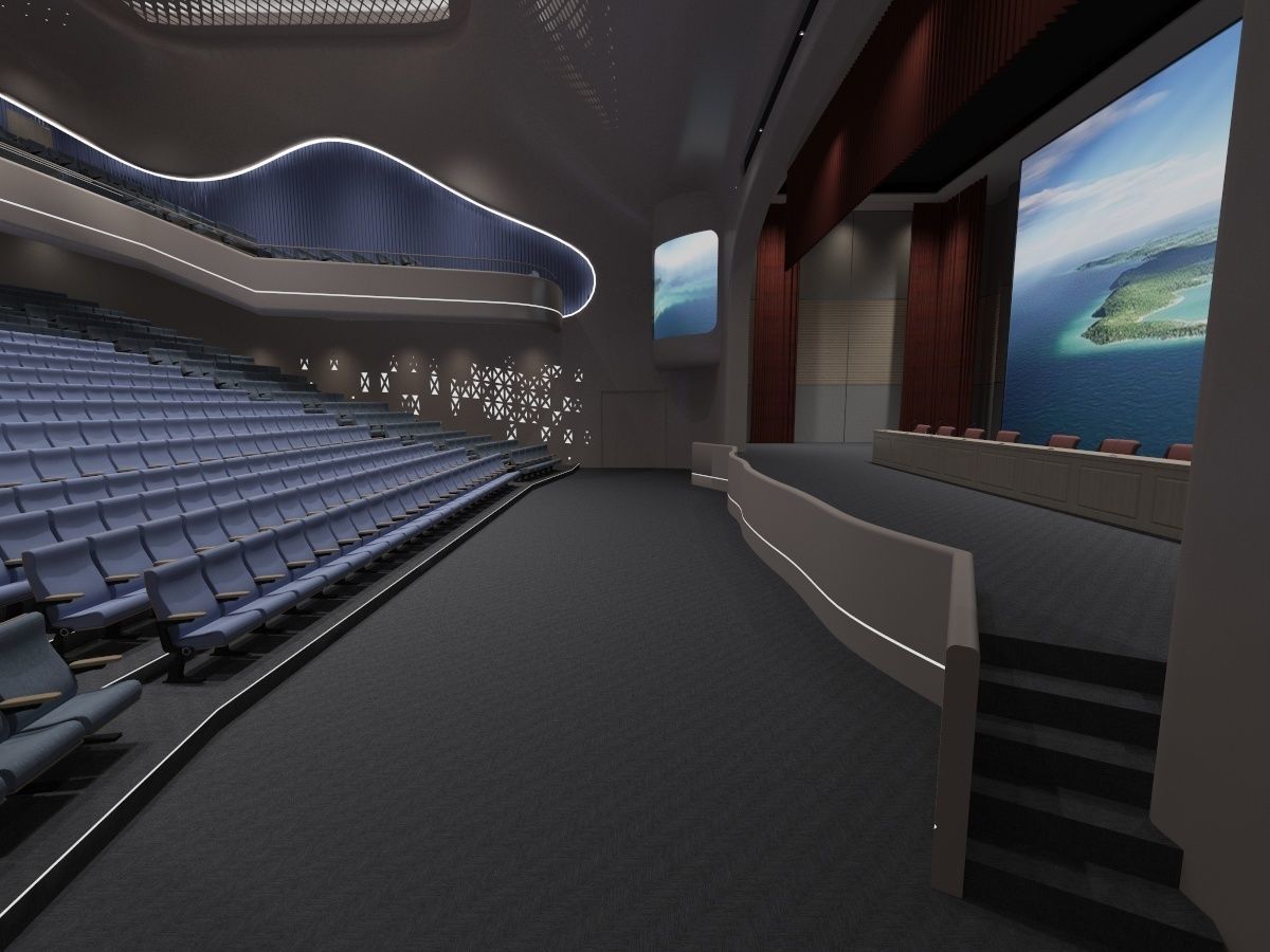 Lecture Hall 3D model | CGTrader