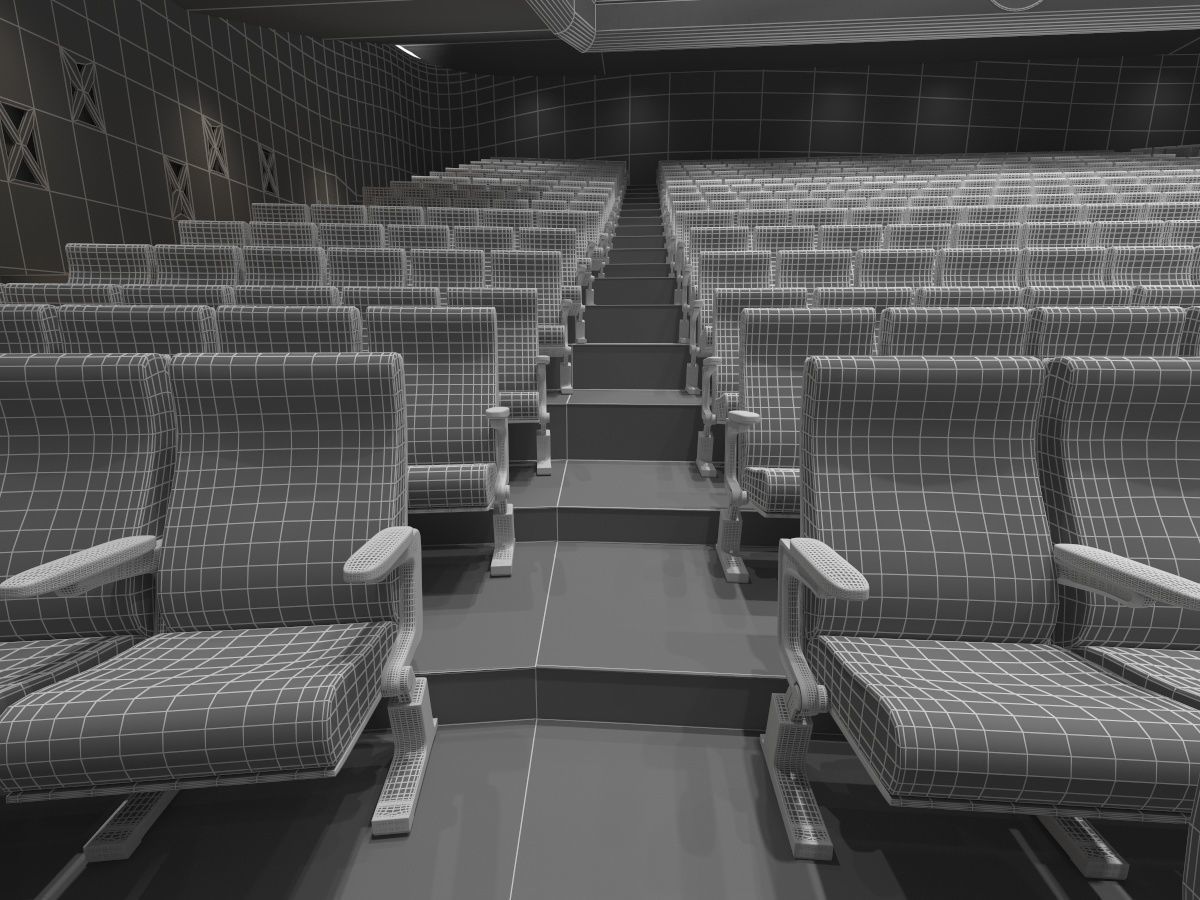 Lecture Hall 3D model | CGTrader
