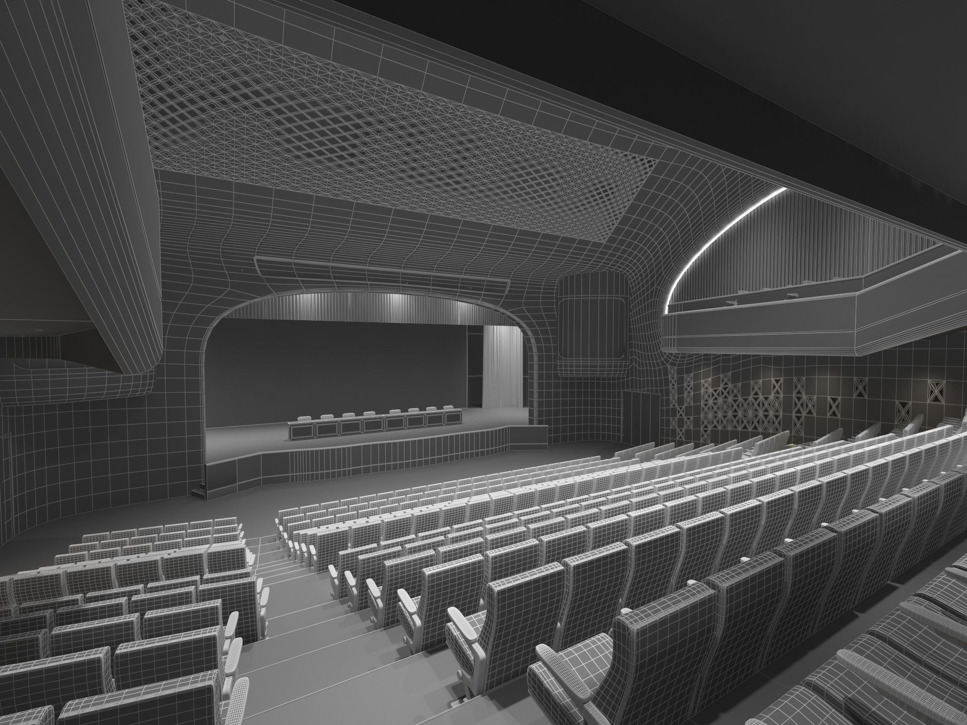 Lecture Hall 3D model | CGTrader
