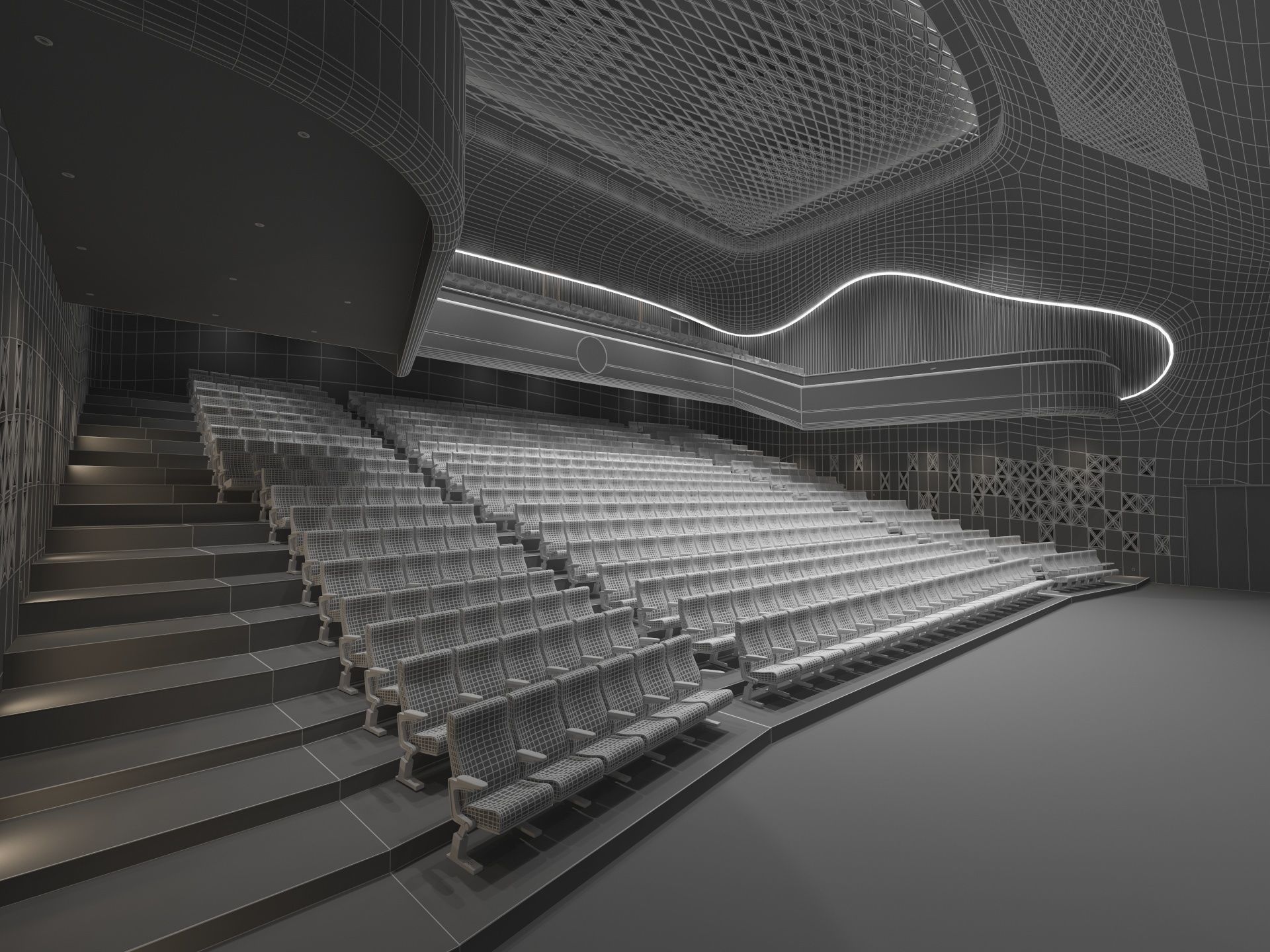 Lecture Hall 3D model | CGTrader