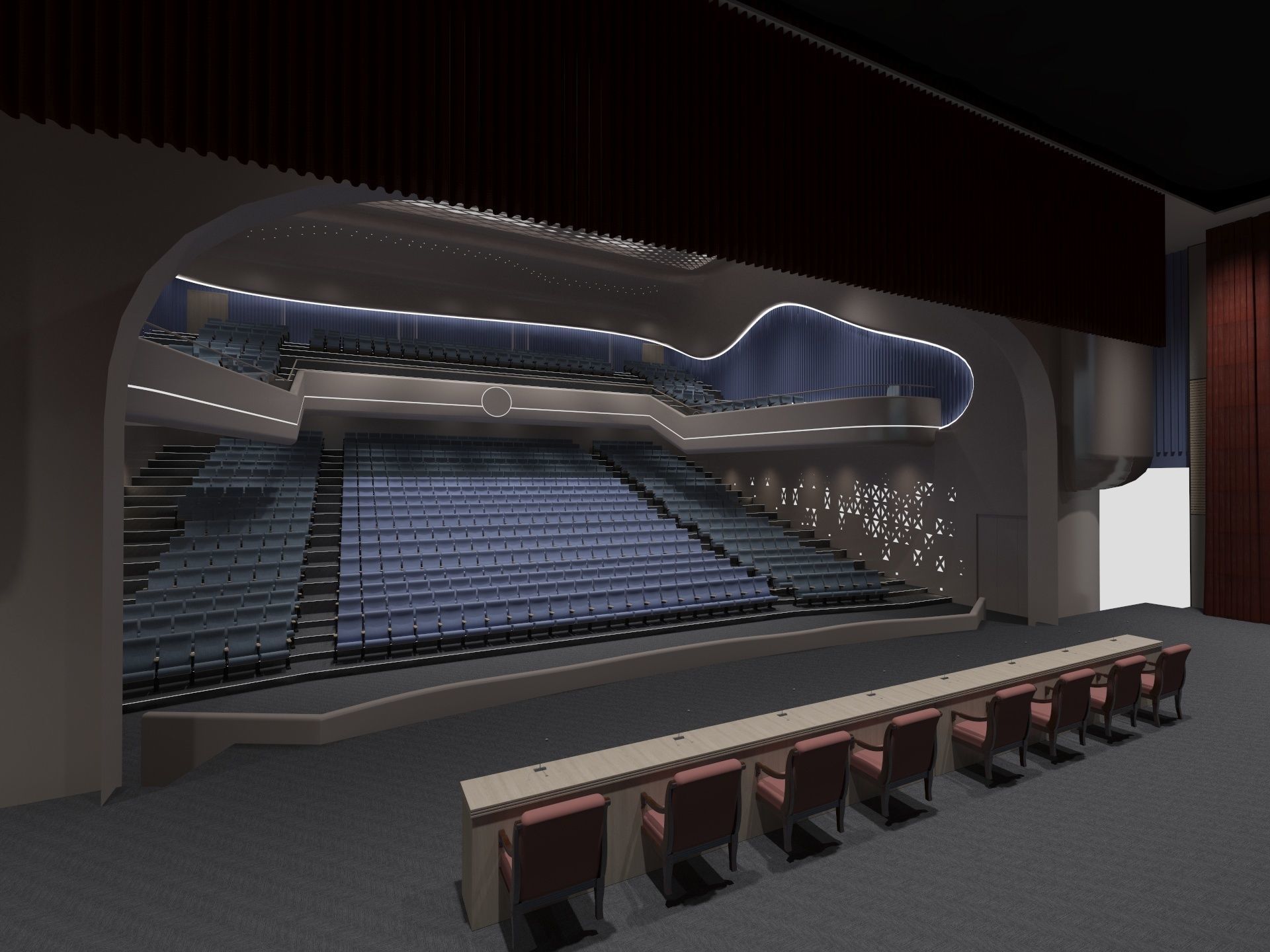 Lecture Hall 3D model | CGTrader