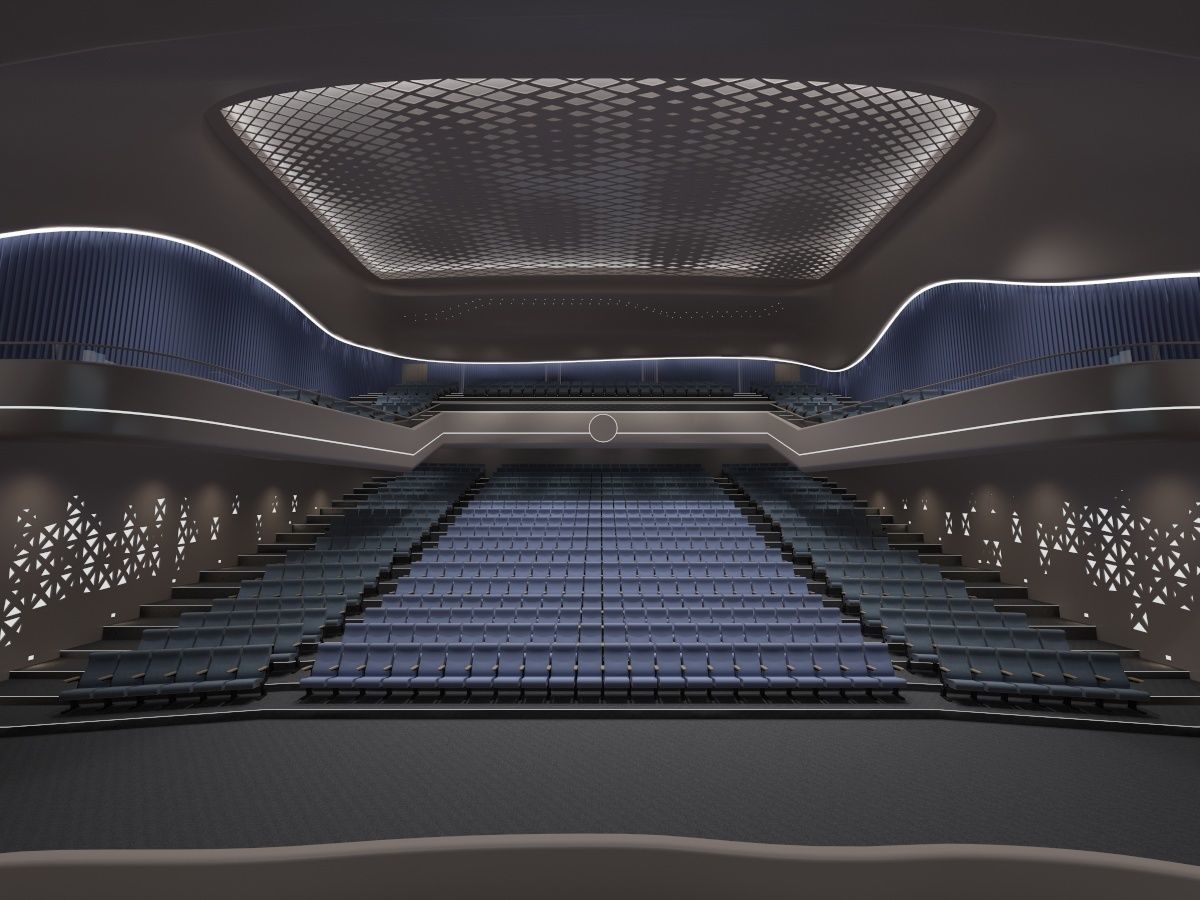 Lecture Hall 3D model | CGTrader