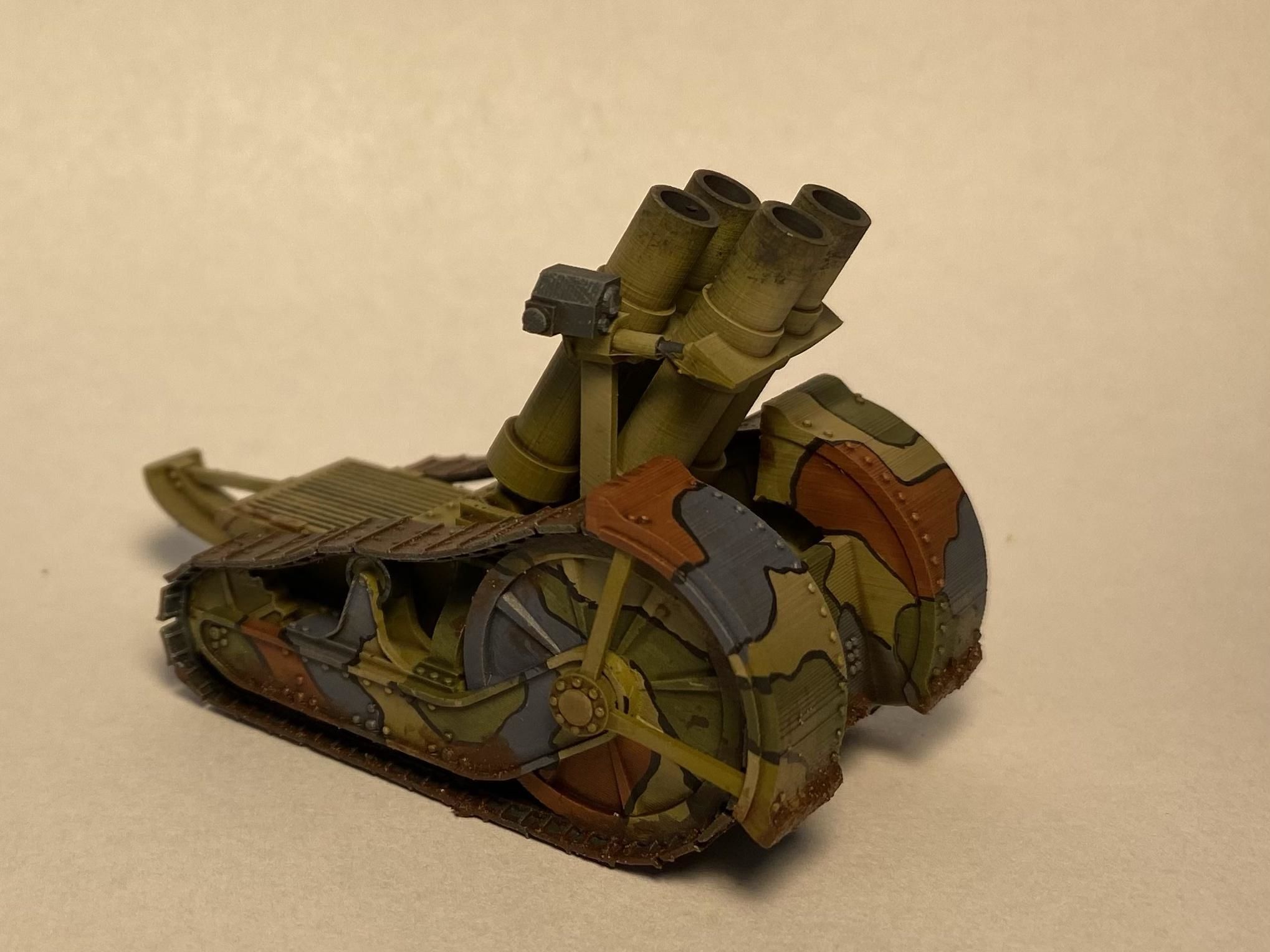 Renault Pattern Multi-mortar 3D model 3D printable | CGTrader