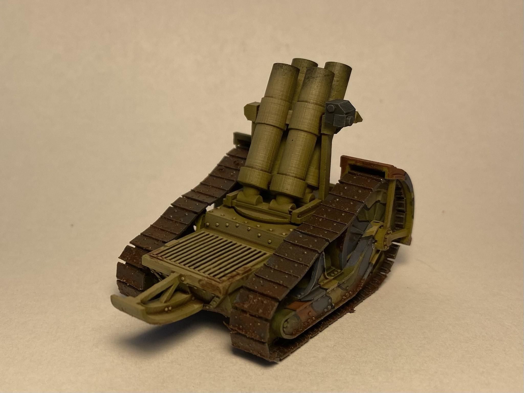 Renault Pattern Multi-mortar 3D model 3D printable | CGTrader