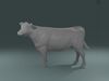 Young Cow Heifer model - Cattle for printing high poly 3D model 3D ...