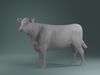 Young Cow Heifer model - Cattle for printing high poly 3D model 3D ...