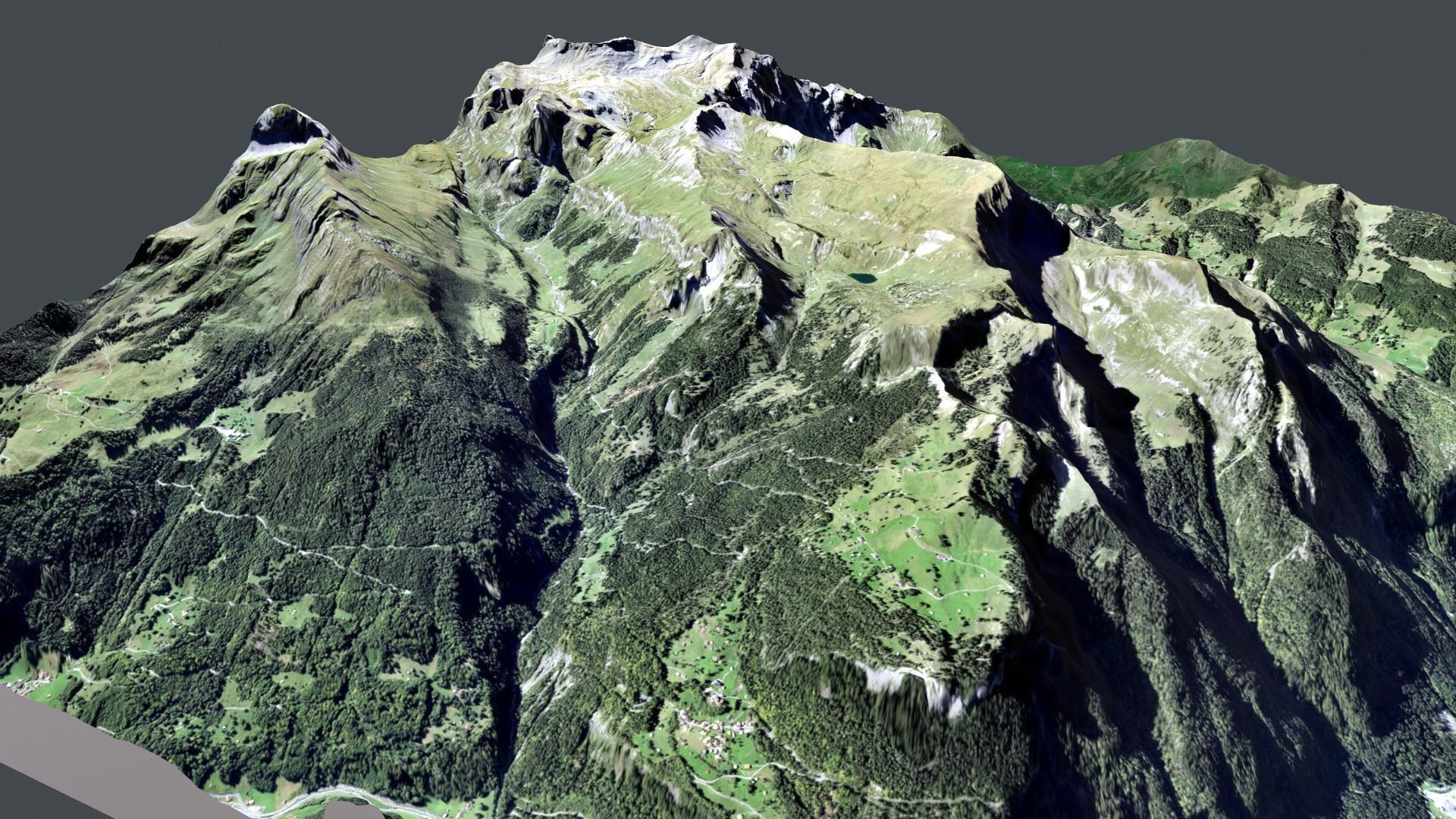 Mountain landscape Sulegg Alps Switzerland 3D model | CGTrader