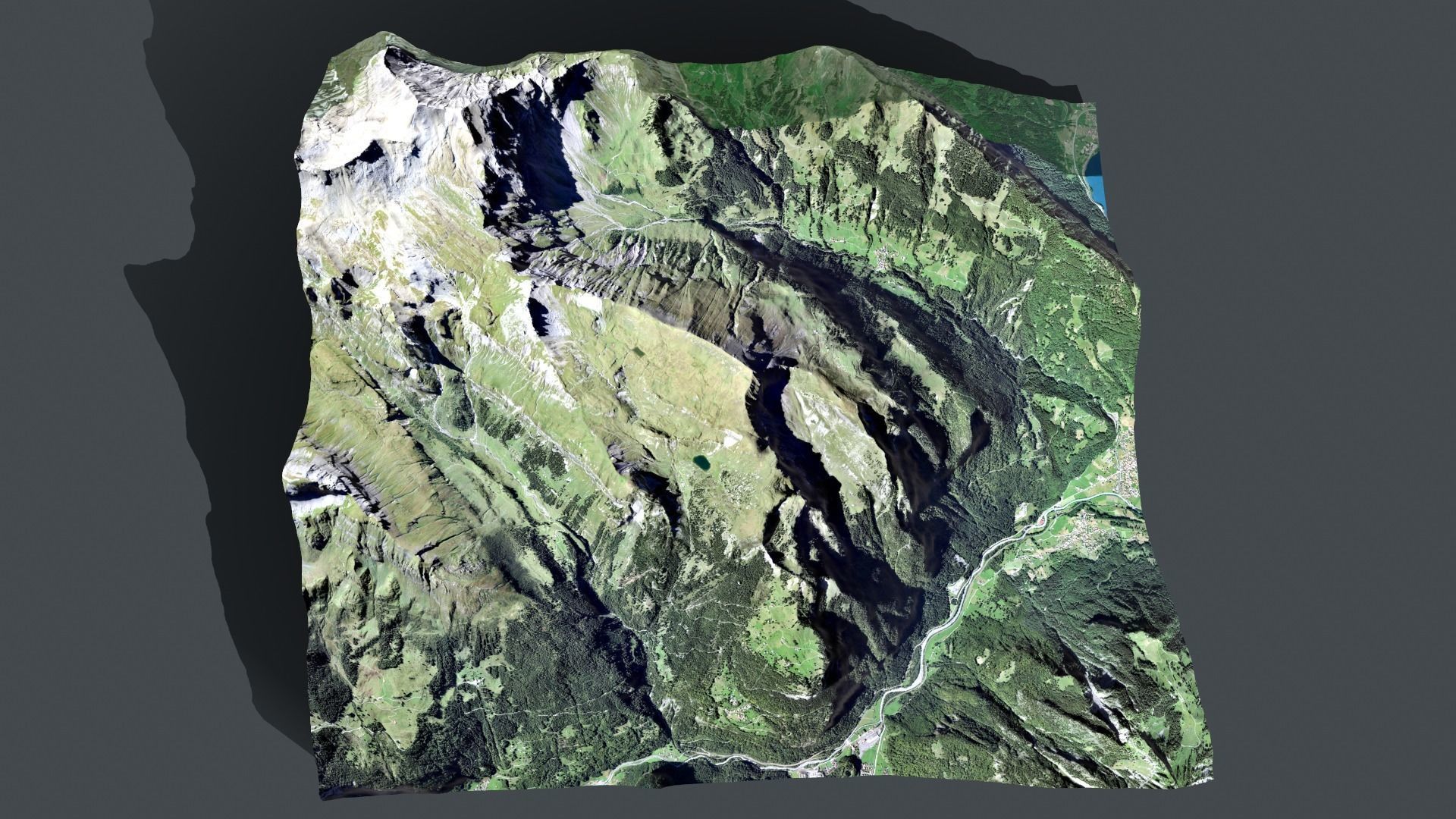 Mountain landscape Sulegg Alps Switzerland 3D model | CGTrader