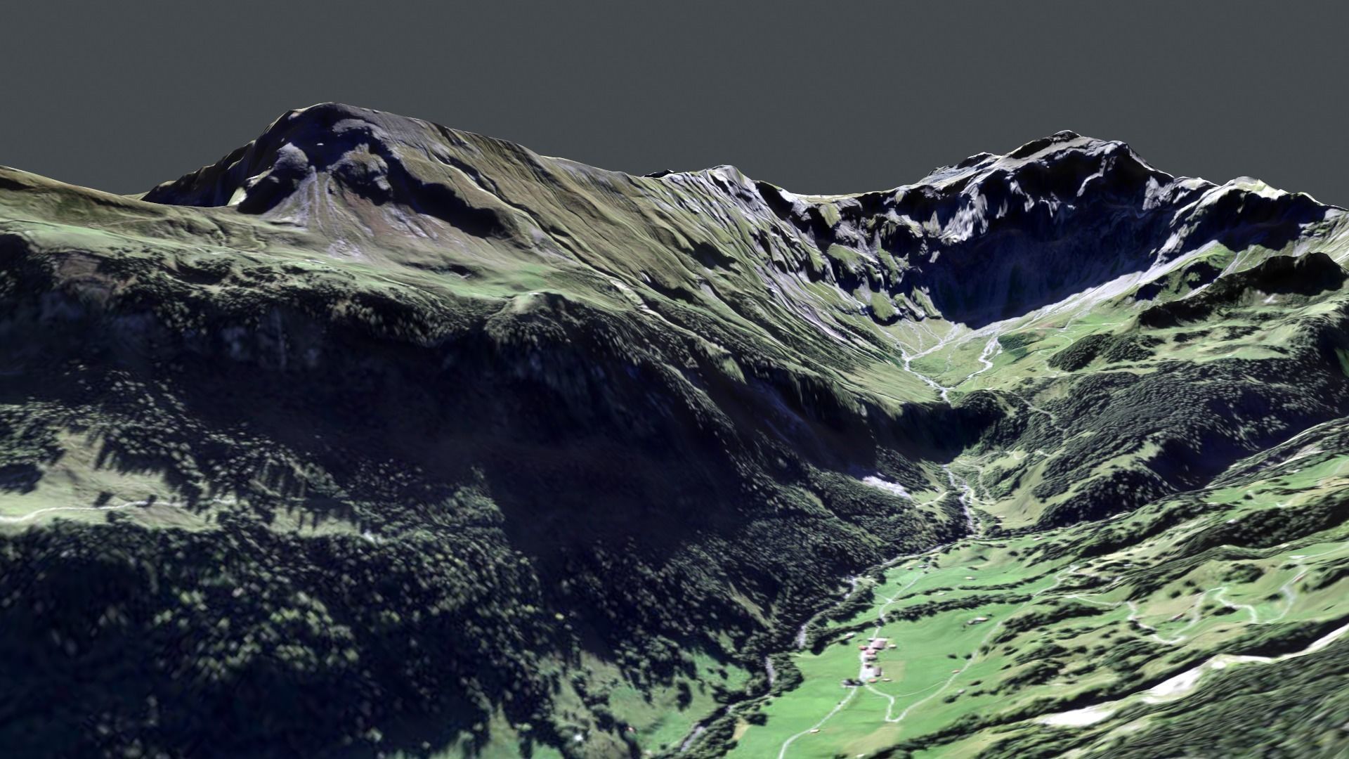 Mountain landscape Sulegg Alps Switzerland 3D model | CGTrader