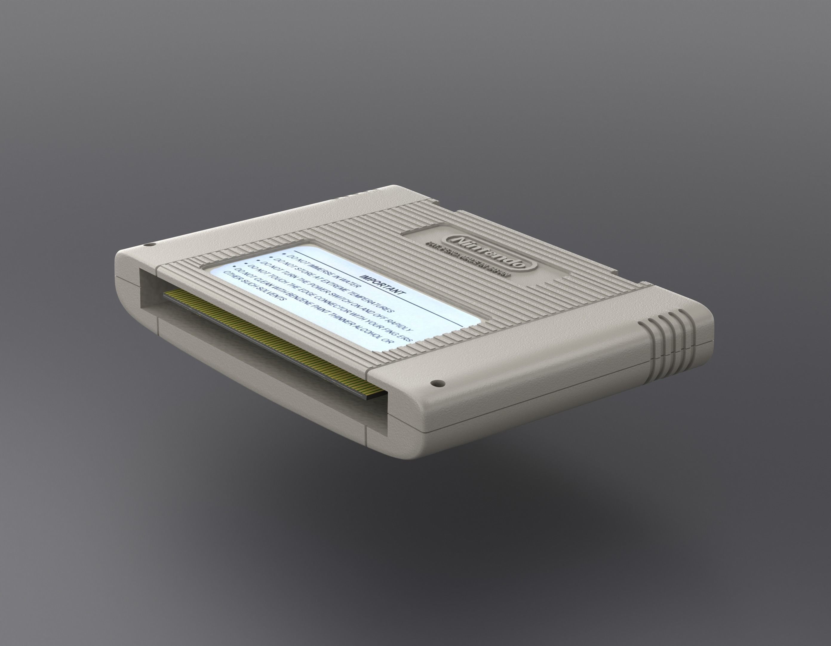 3D model SNES Super Nintendo Entertainment System PAL VR / AR / low ...