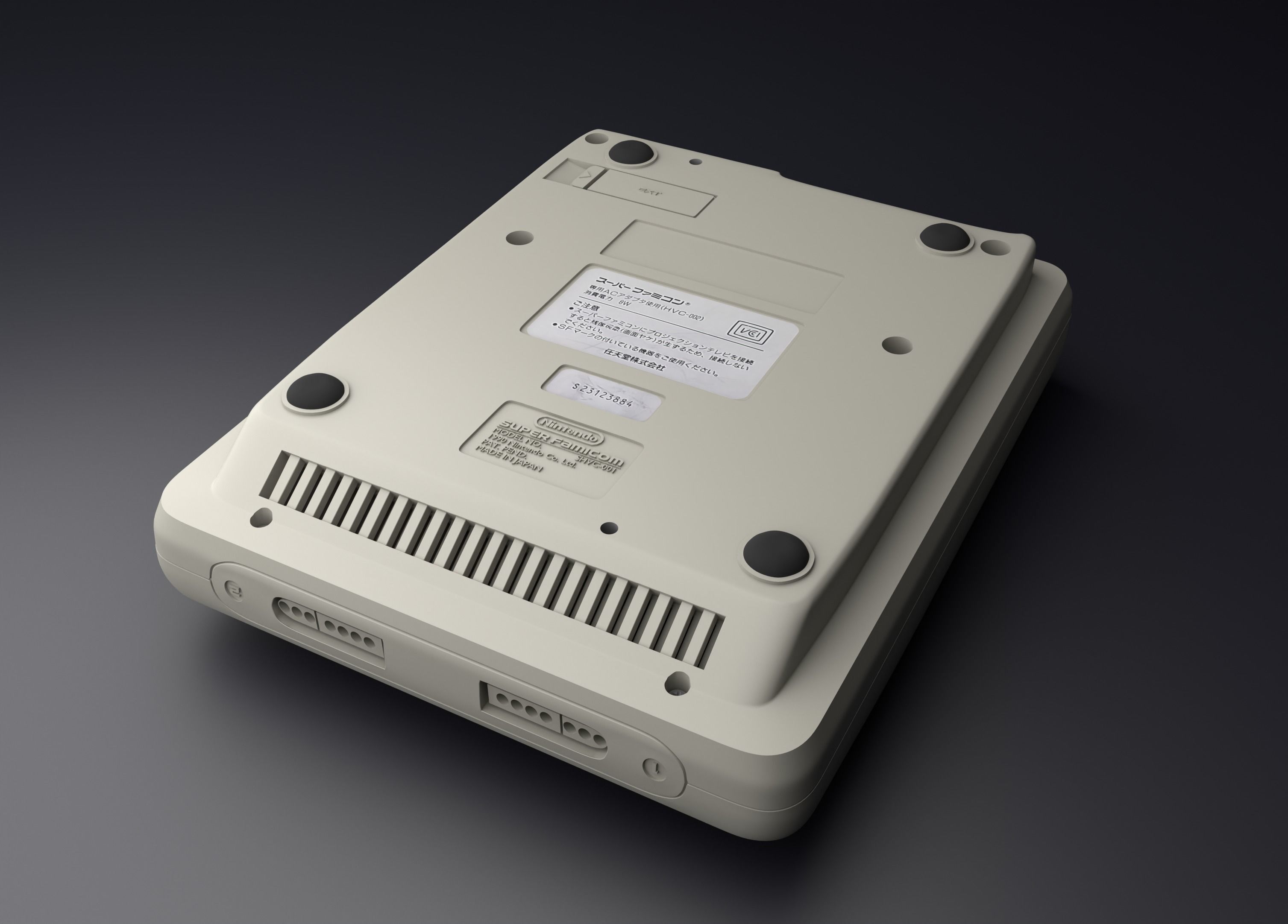 3D model SNES Super Nintendo Entertainment System PAL VR / AR / low ...