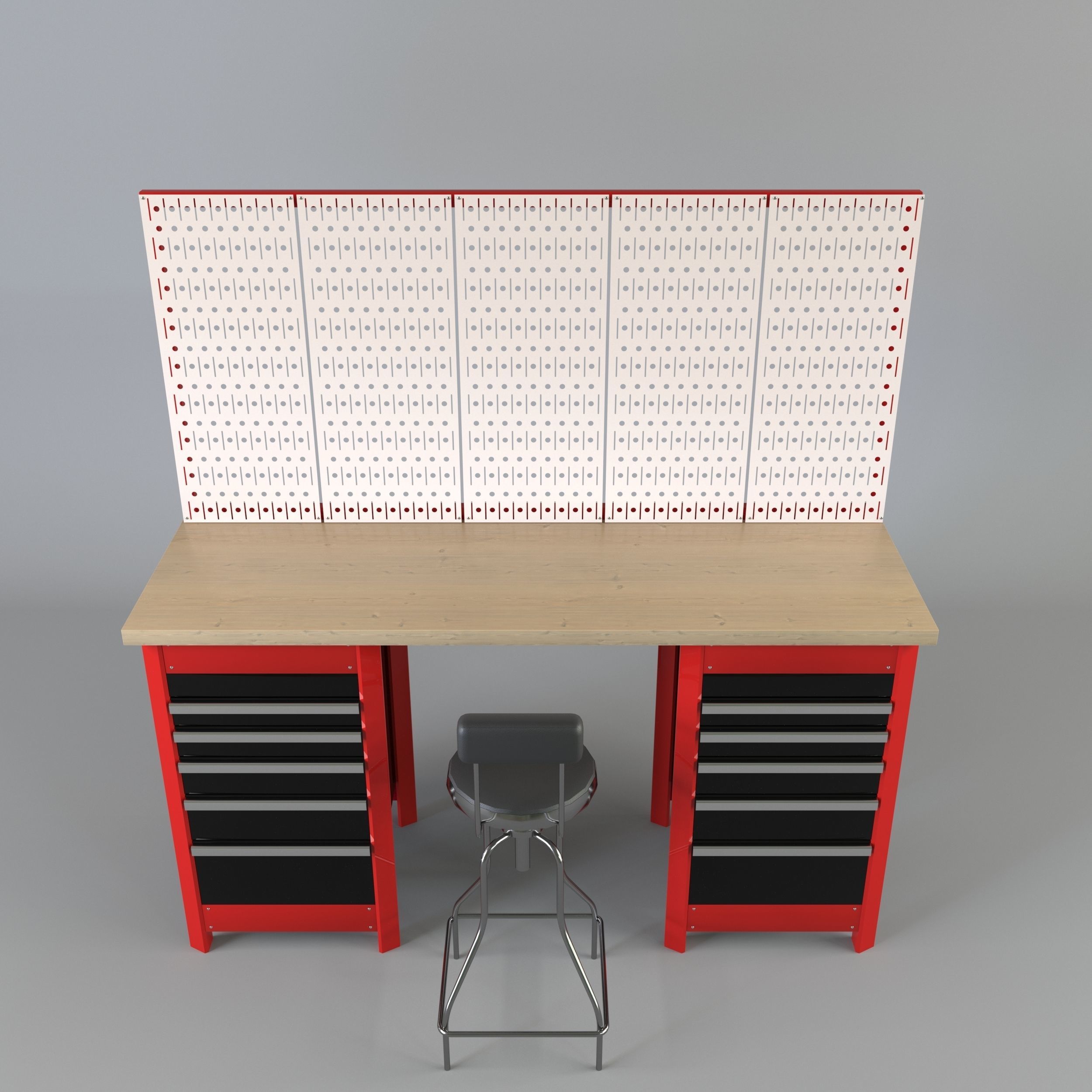 work bench 3D model | CGTrader
