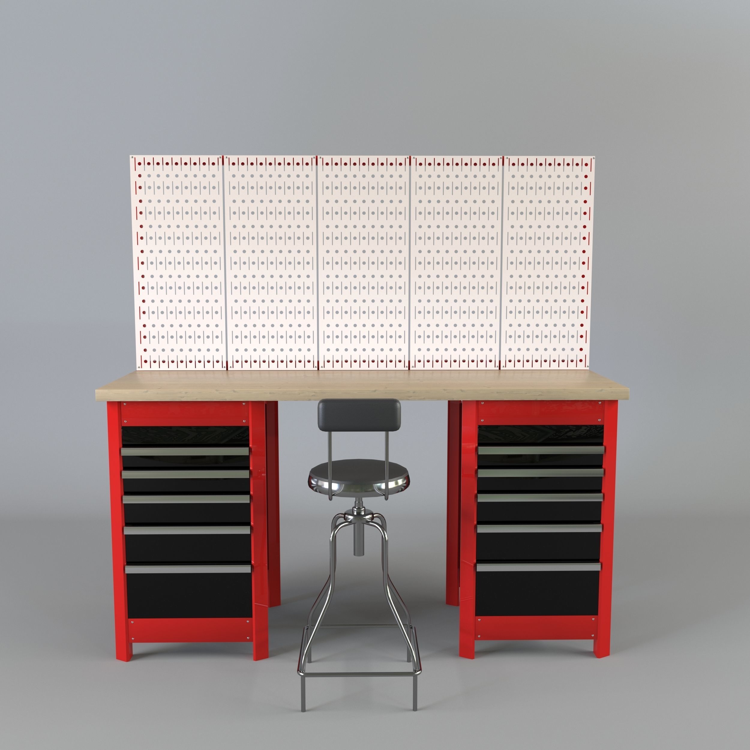 work bench 3D model | CGTrader