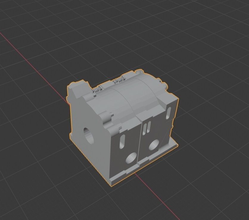 Billet style 13b engine block 3D model 3D printable | CGTrader