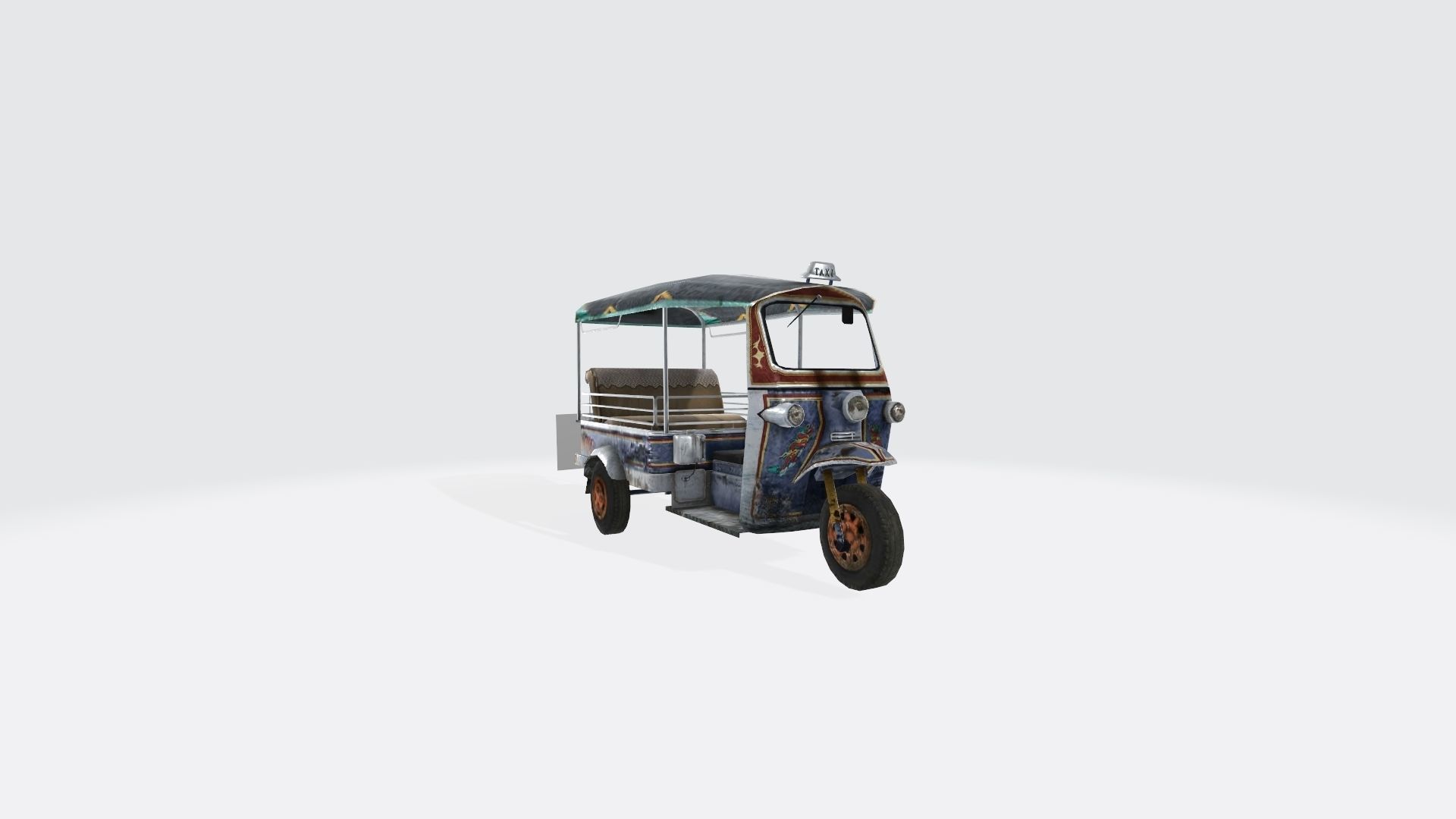 3D model Vehicle Tutu Skin Default Low poly model VR / AR / low-poly ...