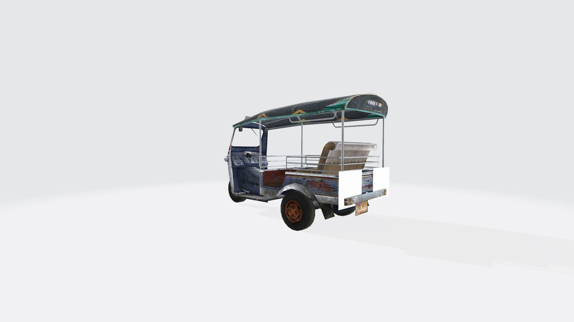 3D model Vehicle Tutu Skin Default Low poly model VR / AR / low-poly ...