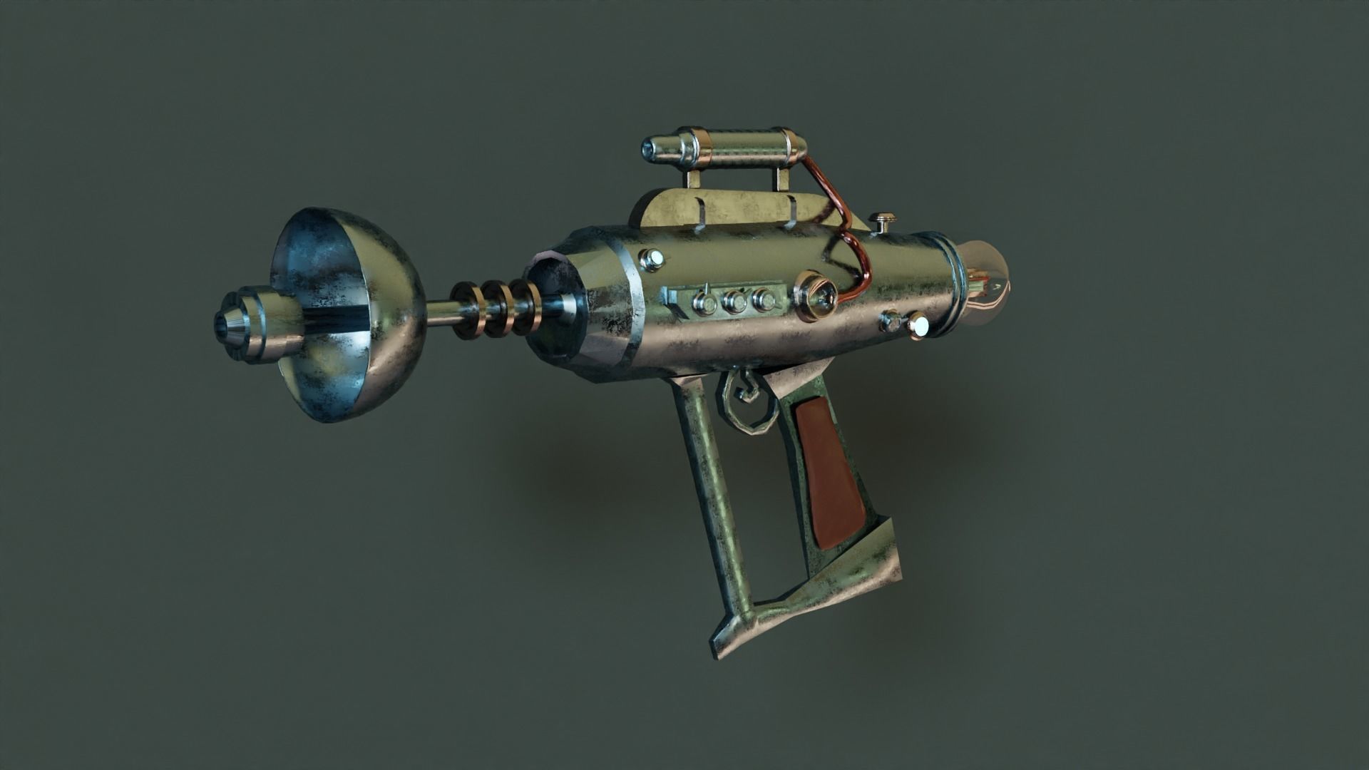 3D model raygun spacial VR / AR / low-poly | CGTrader