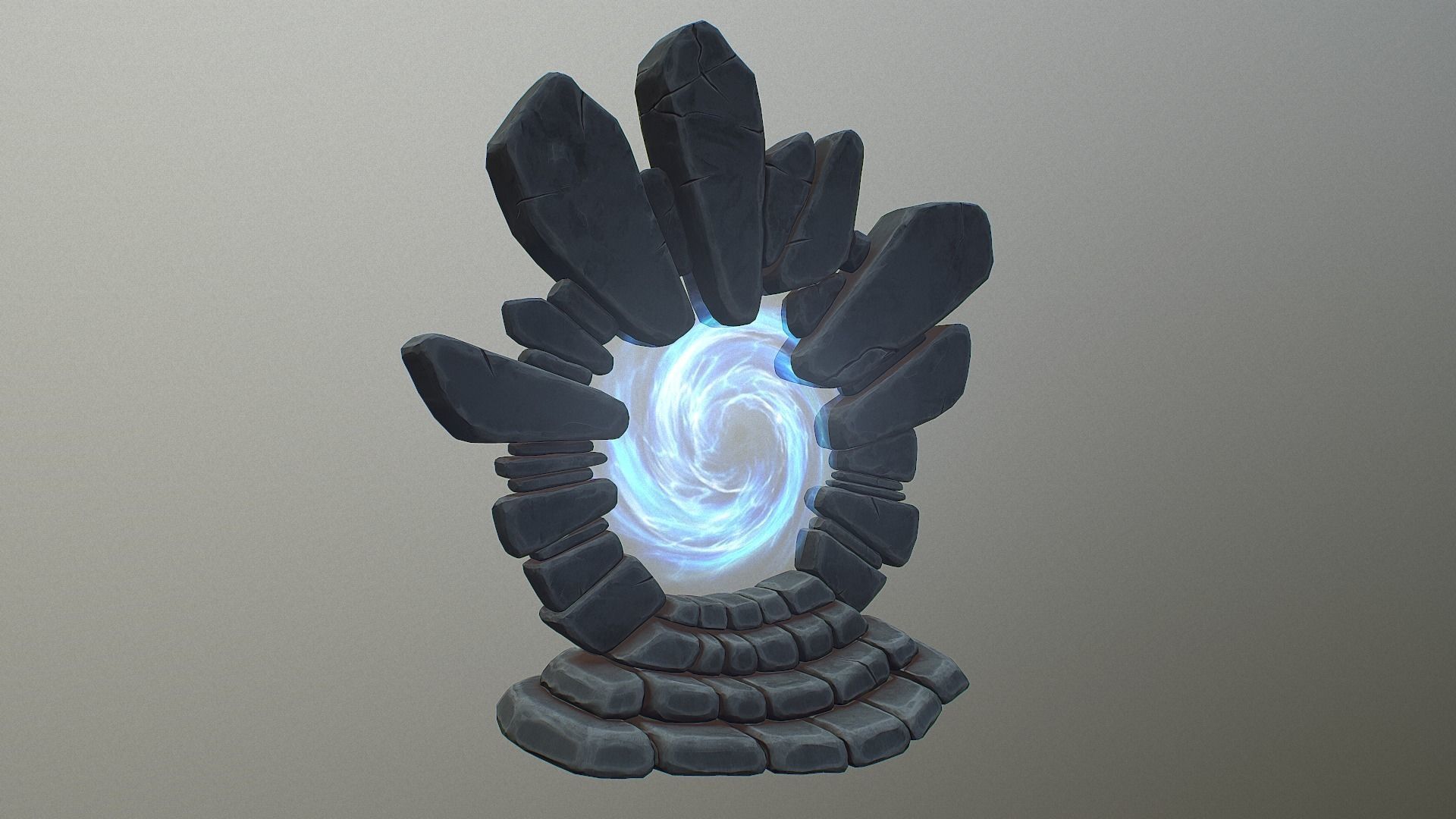 3D model Stone Portal 2 VR / AR / low-poly | CGTrader