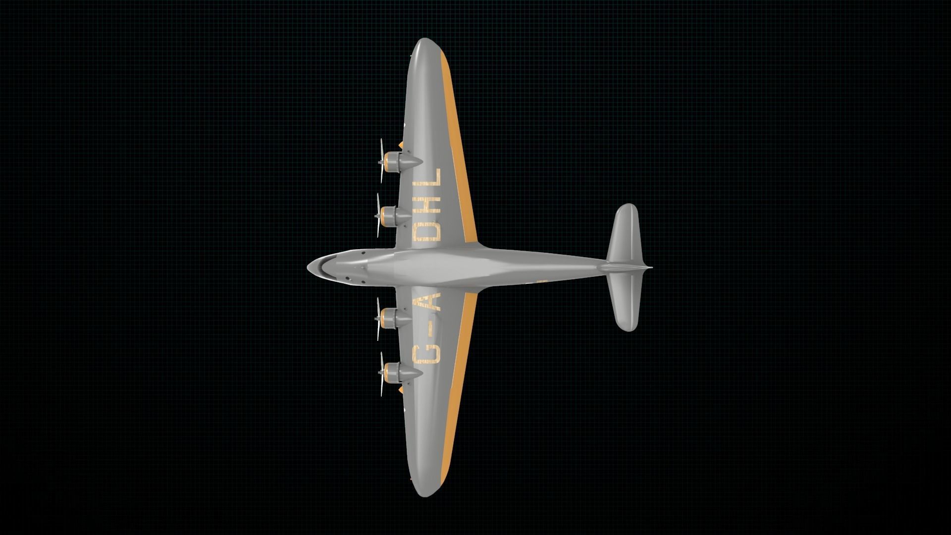Short Empire flying boat 3D model | CGTrader