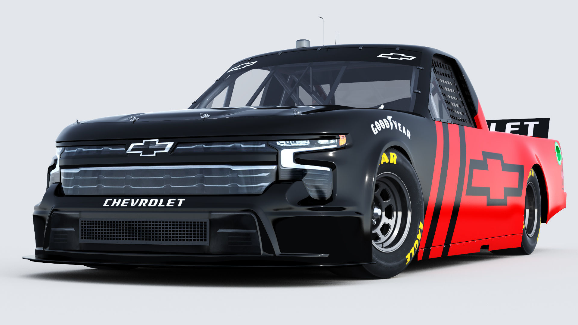 Chevrolet Silverado Nascar Trucks 2022 template 3D model | CGTrader